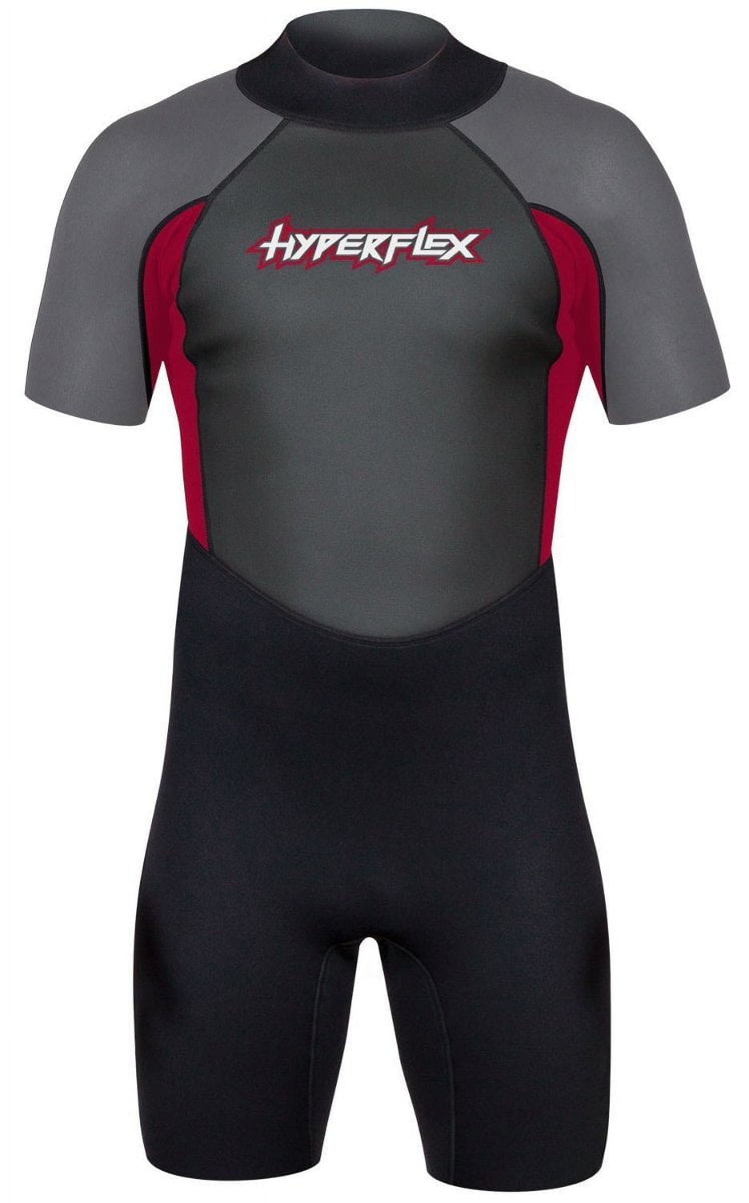Hyperflex Men's Access Shorty Spring Suit 2.5mm Wetsuit, Back Zip ...