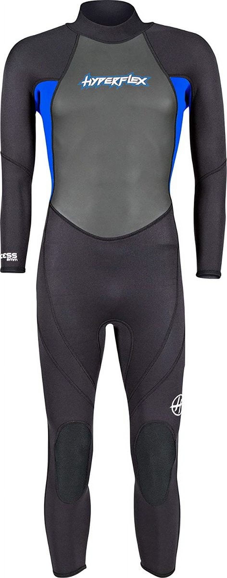 Hyperflex Unisex 3/2 Acess Full Wetsuit, Kids, Black/Royal, 10 ...