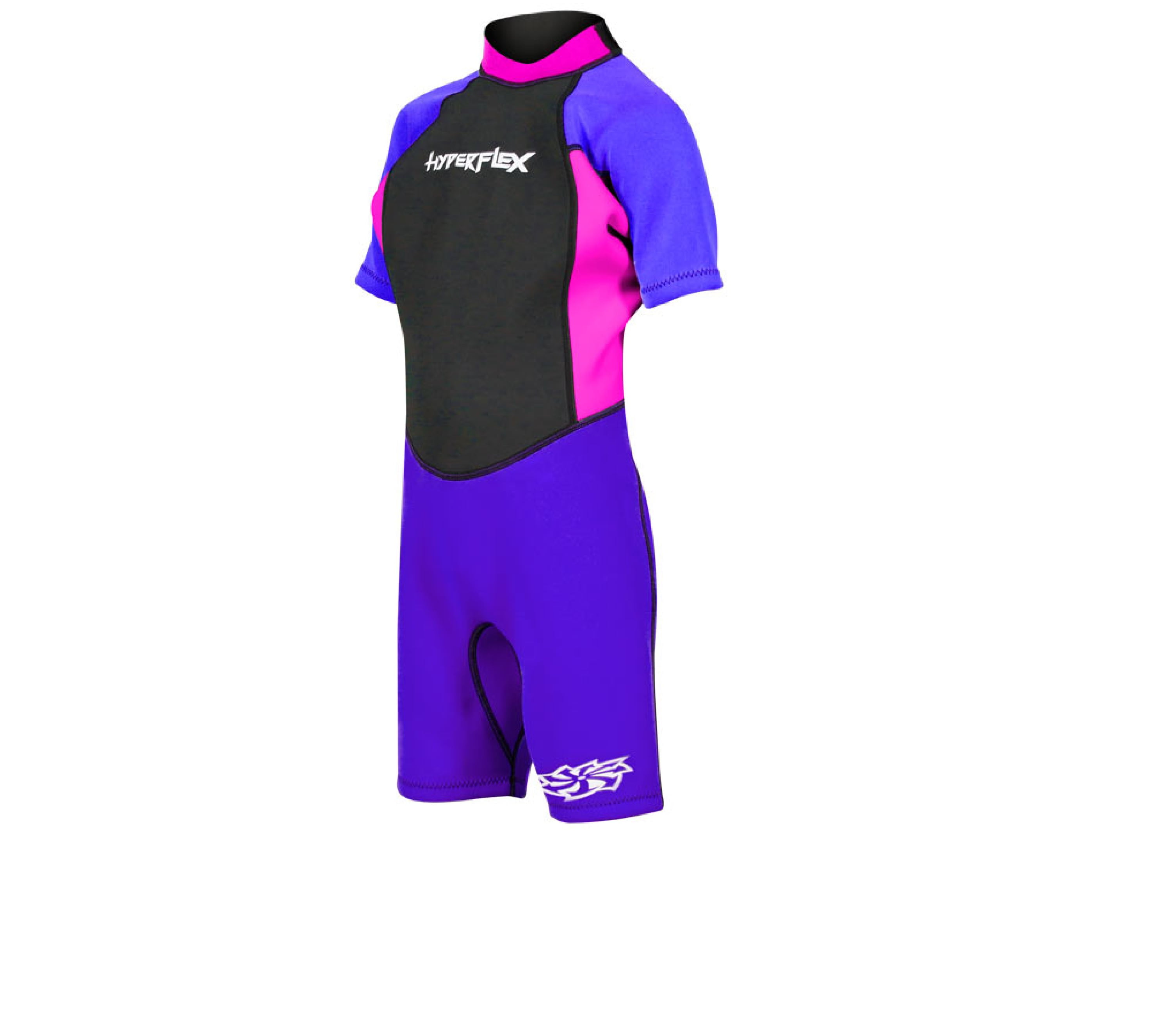 Hyperflex Unisex Access 2MM Springsuit Wetsuit, Kids, Purple/Pink, 8 ...