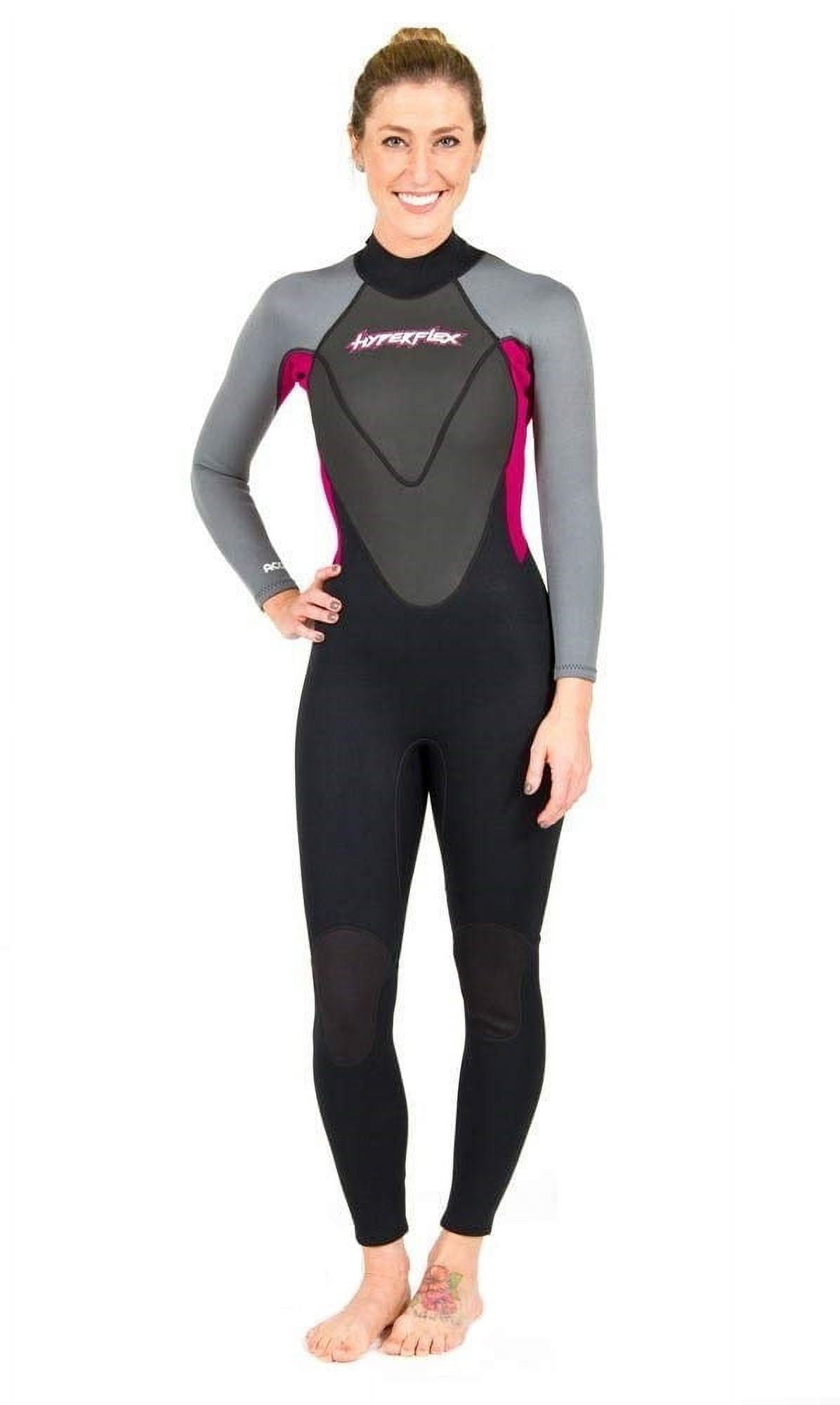 Hyperflex Women's Access Full Wetsuit 3/2mm, Flat-Lock Seams, Full Back Zipper - Walmart.com