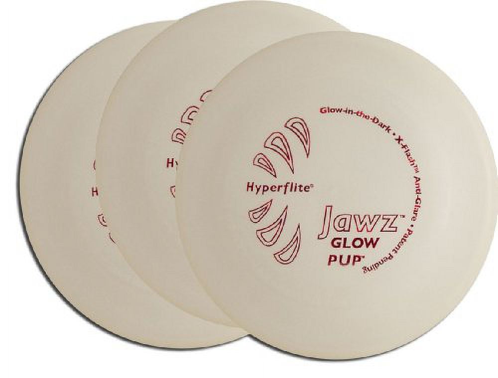 Hyperflite K-10 Glow Pup Jawz Dog Disc Three Pack - Walmart.com