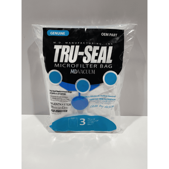 Hyperflow Tru-Seal Filtration Replacment Bag (Tru-Seal 3-Pack Bag ...