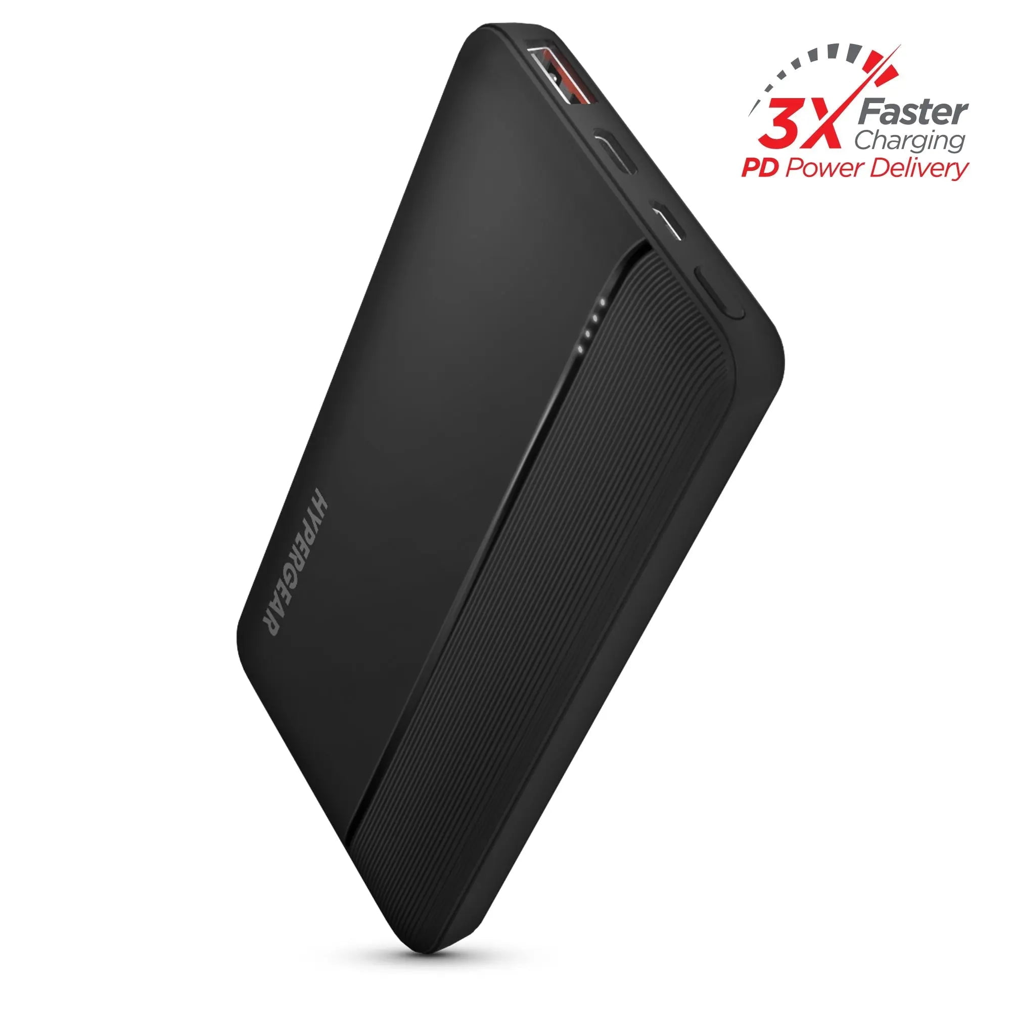 Hypergear 10000mAh 20W PD + USB Power Bank Black (15457-HYP) - Walmart.com