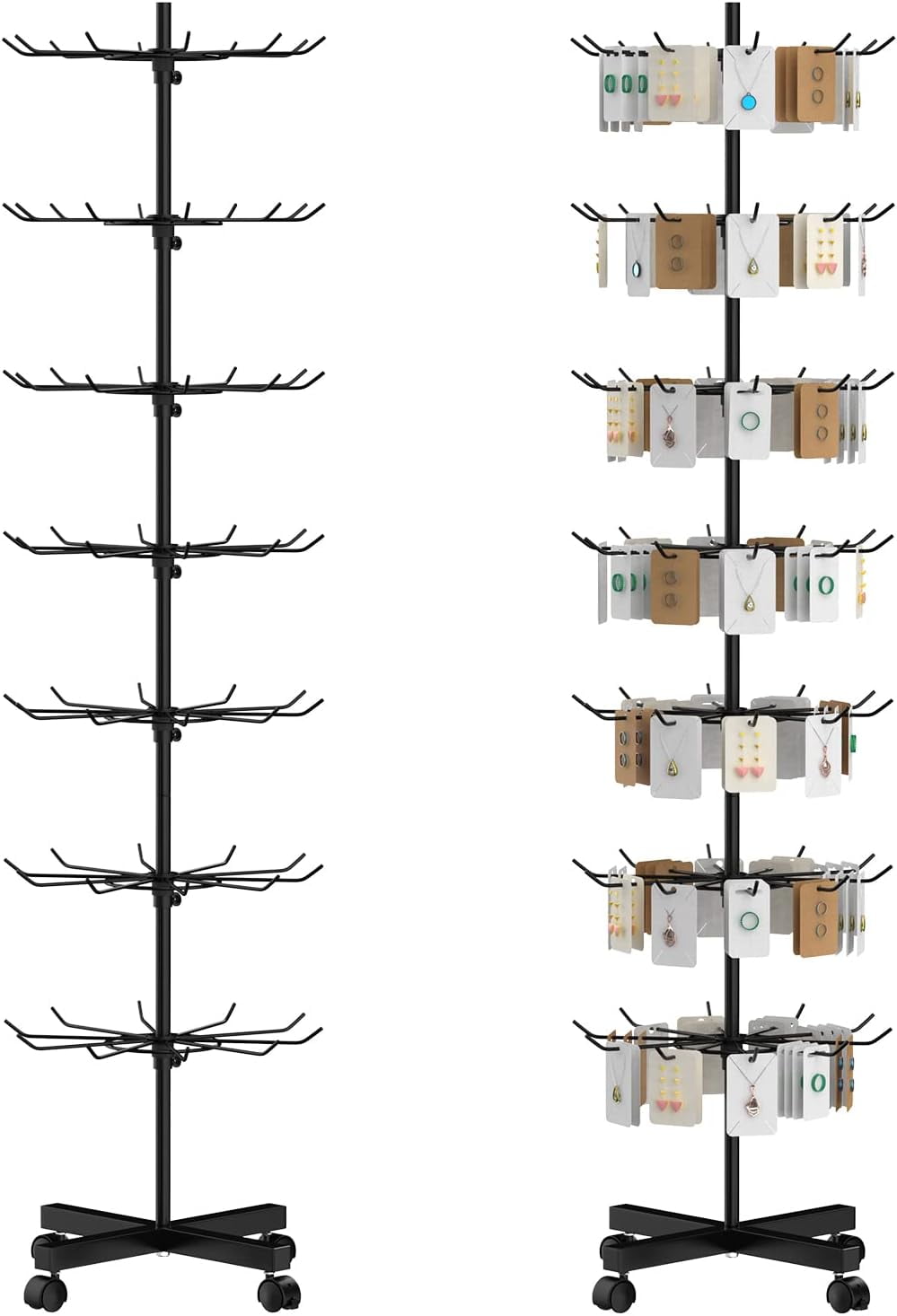 Hypergiant Retail Display Stand 7 Tier Rotating Rack For Store Display ...