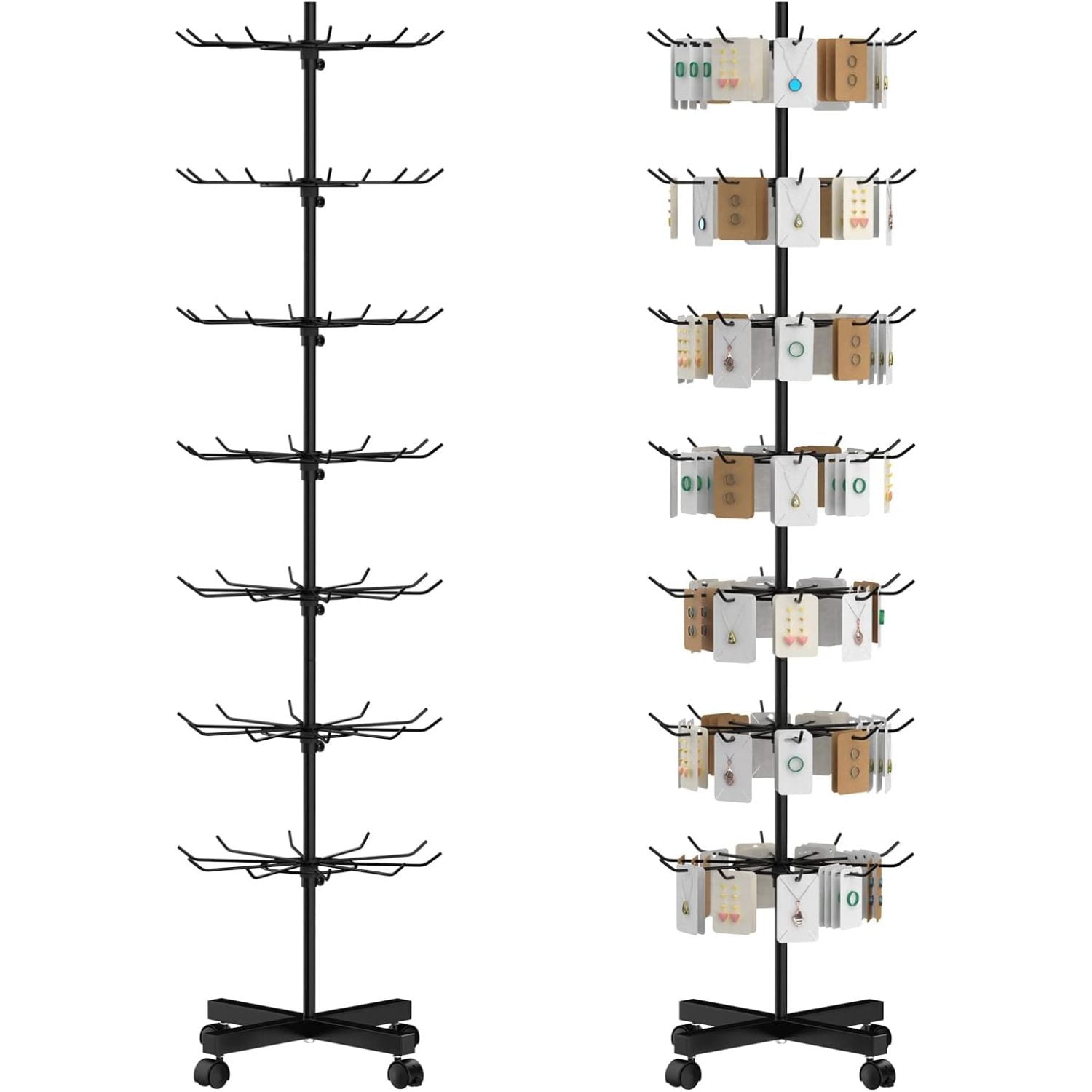 Hypergiant Retail Display Stand 7 Tier Rotating Rack For Store Display ...