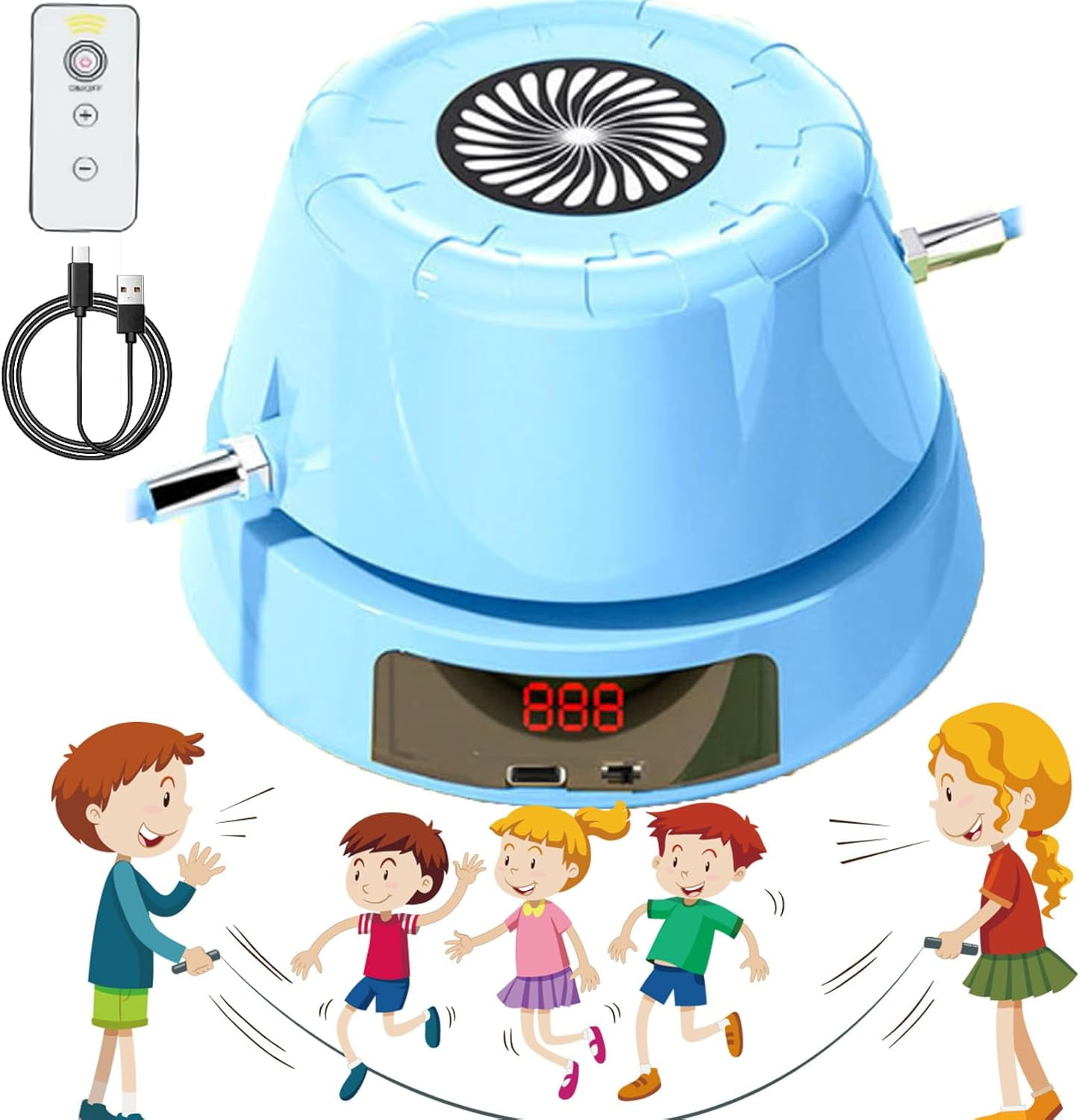 Hyperhop Auto Jump Trainer, Automatic Rope Skipping Machine, Jump Rope ...