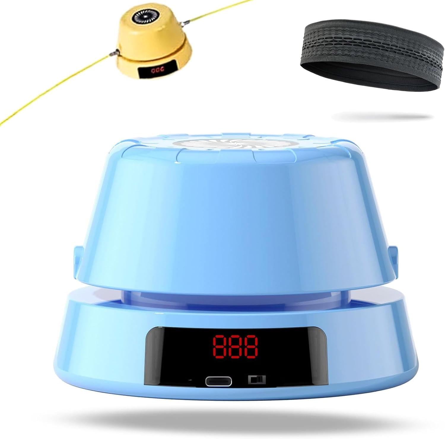 Hyperhop Auto Jump Trainer, Rechargeable Jump Rope Machine, 10-Speed ...