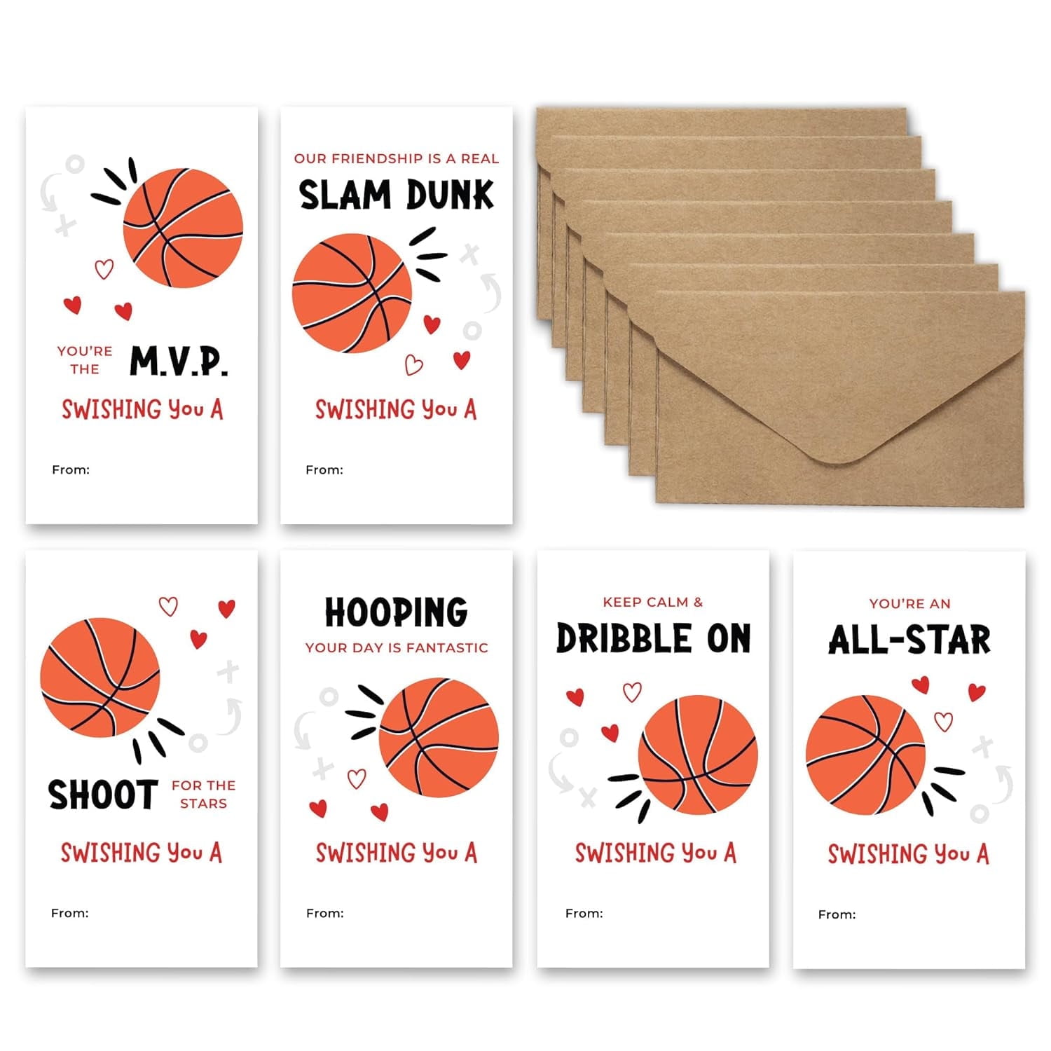 Hyperi Funny Basketball Card for Senior Night, Physical Gift Card ...