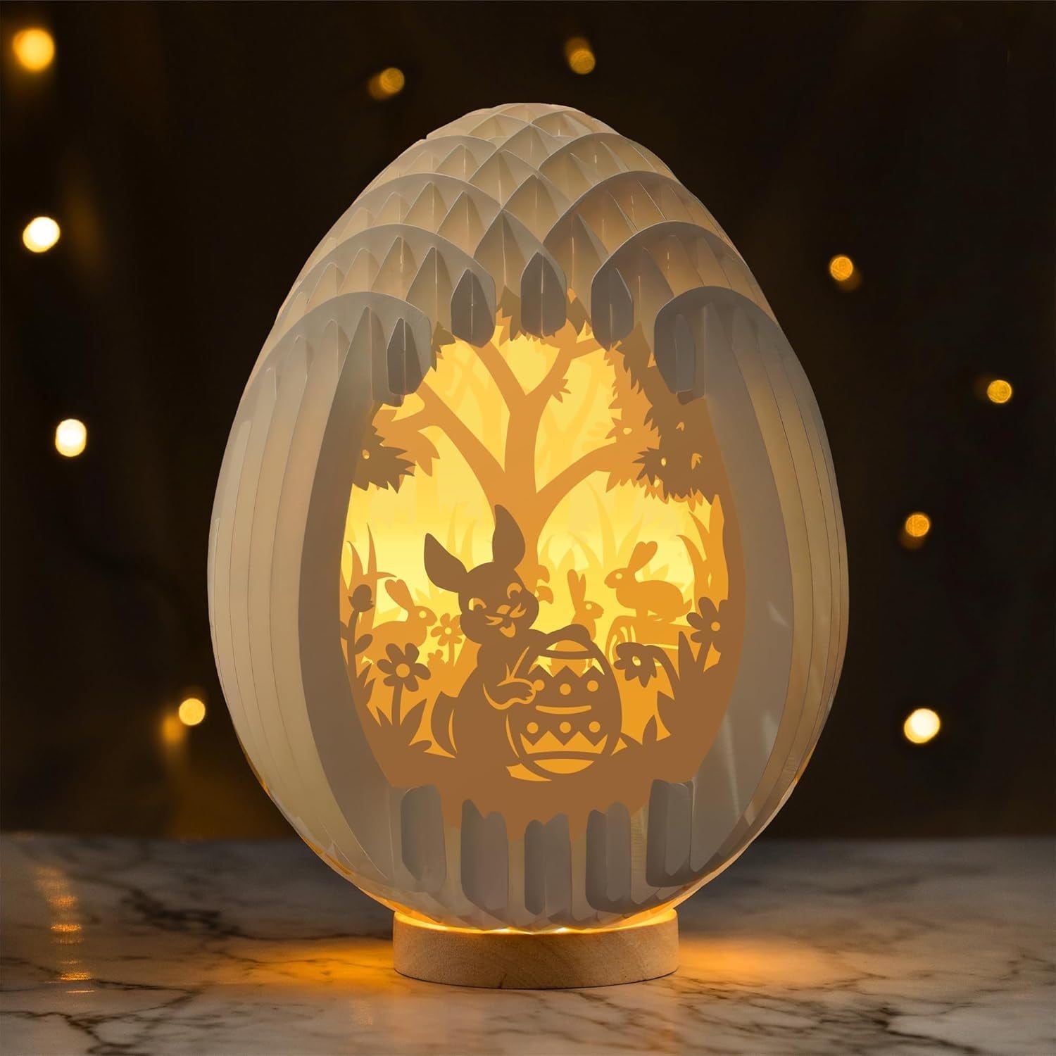 Hyperi Easter Bunny Egg-Shaped Paper Lantern - Walmart.com