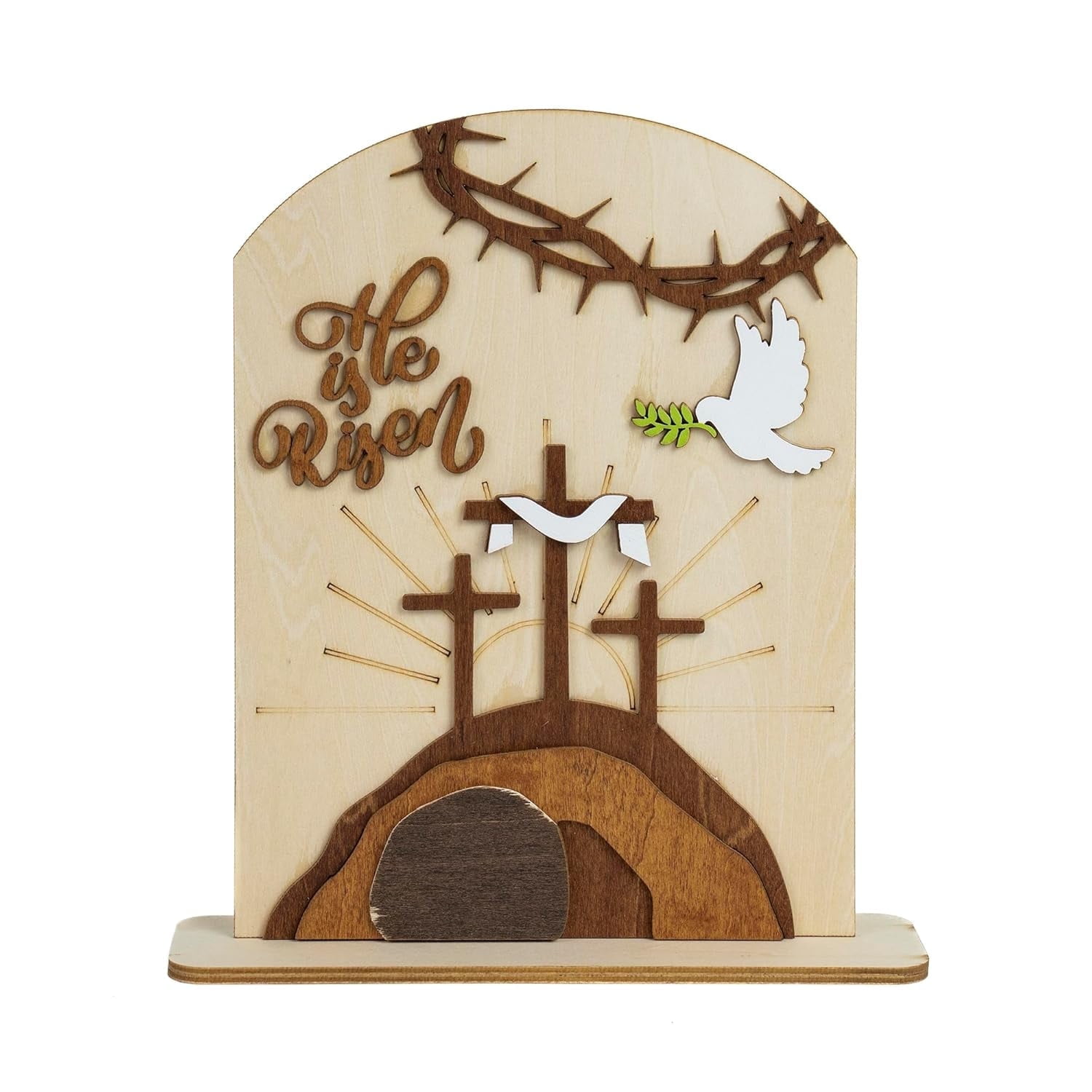 Hyperi Easter Resurrection Scene Empty Tomb, Christian Table ...