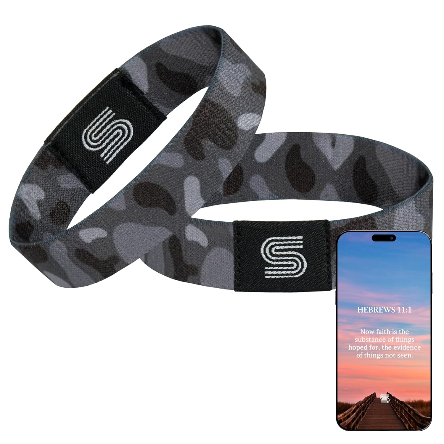 Hyperi Handmade Scripture Bracelets Scan Phone, Devotional Daily Bible ...