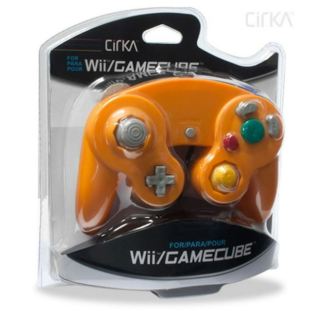 Hyperkin CirKa Wired Video Game Controller for Wii & GameCube, Orange ...