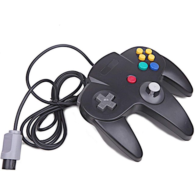 Pre-Owned Hyperkin Cirka N64 Controller (Black) - Walmart.com