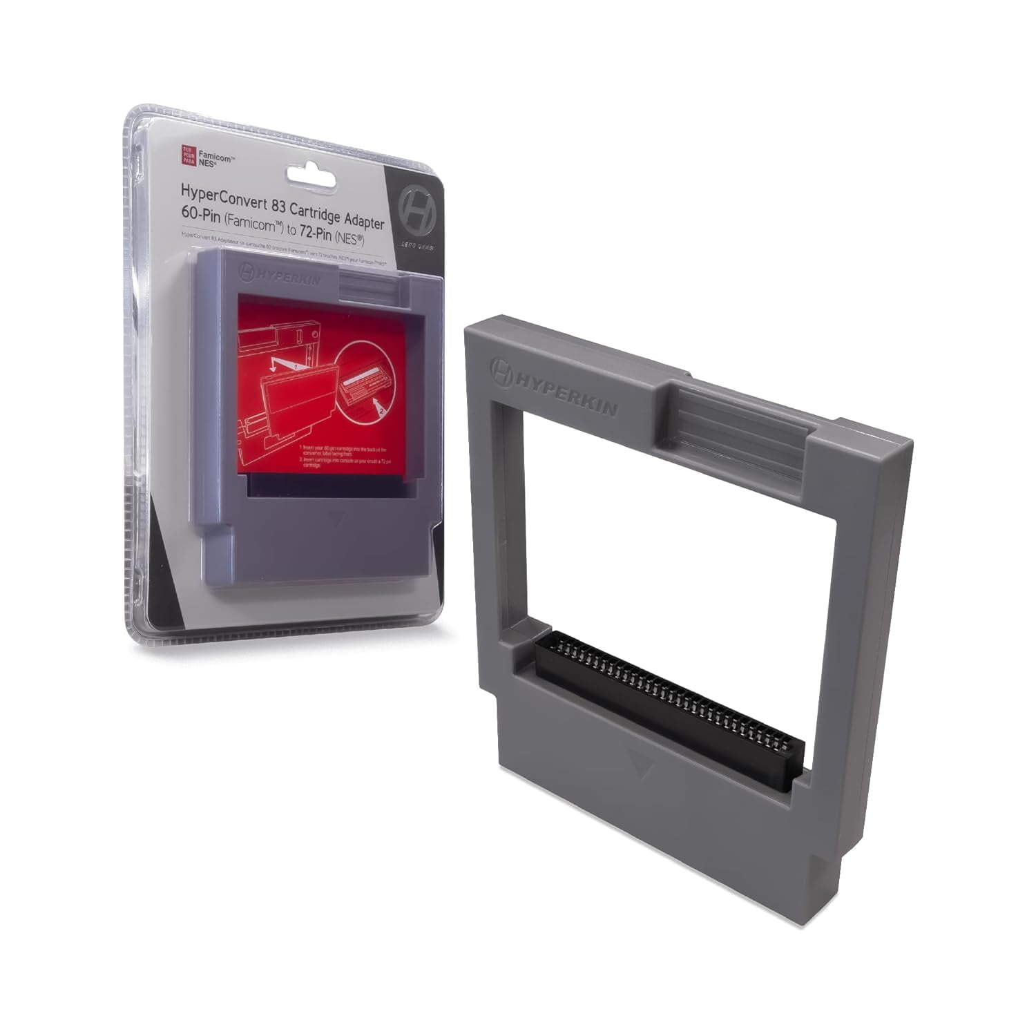 Hyperkin "HyperConvert 83" 60-Pin (Famicom®) to 72-Pin (NES®) Cartridge ...