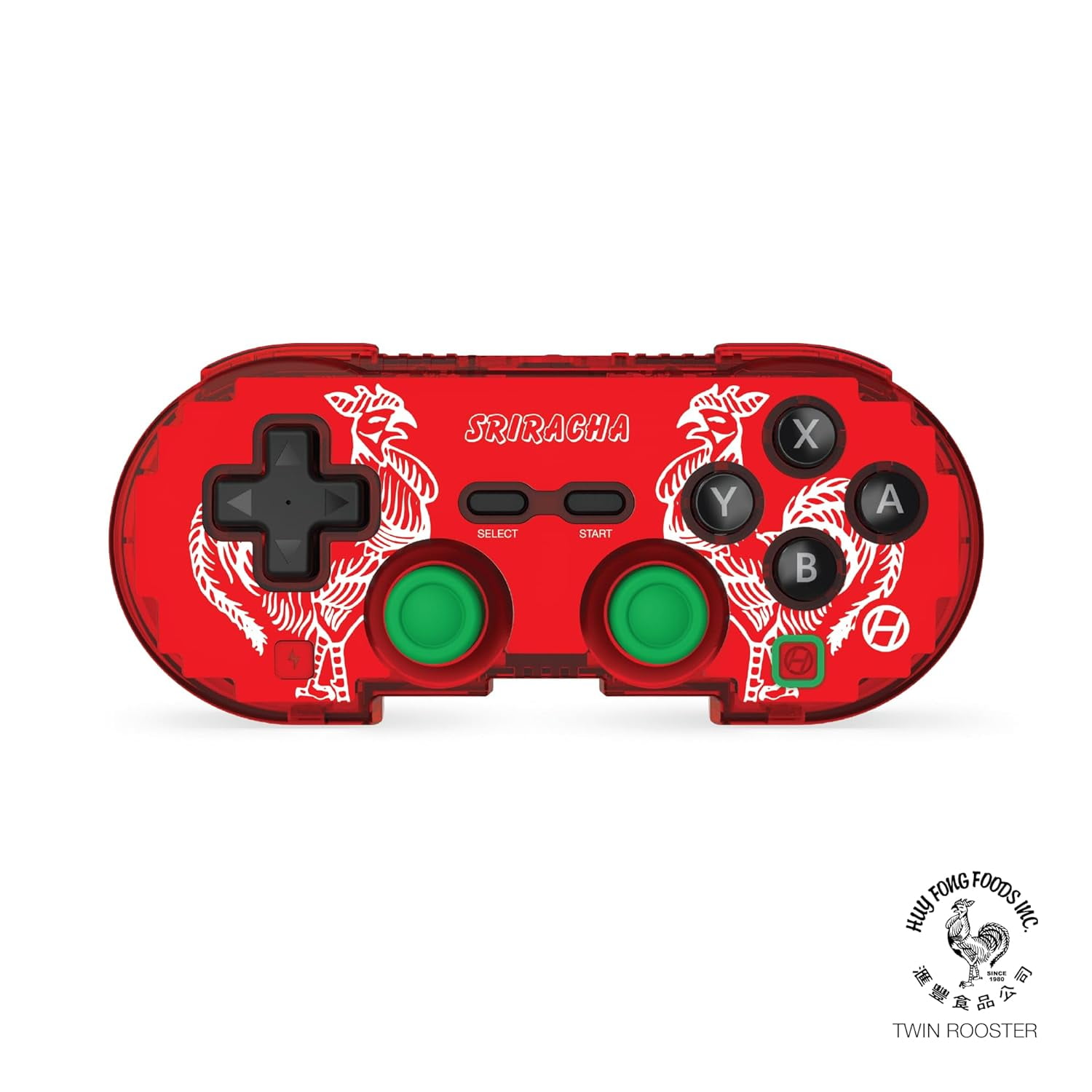 Hyperkin Limited Edition Official Sriracha Pixel Art Bluetooth Controller - Officially Licensed ...