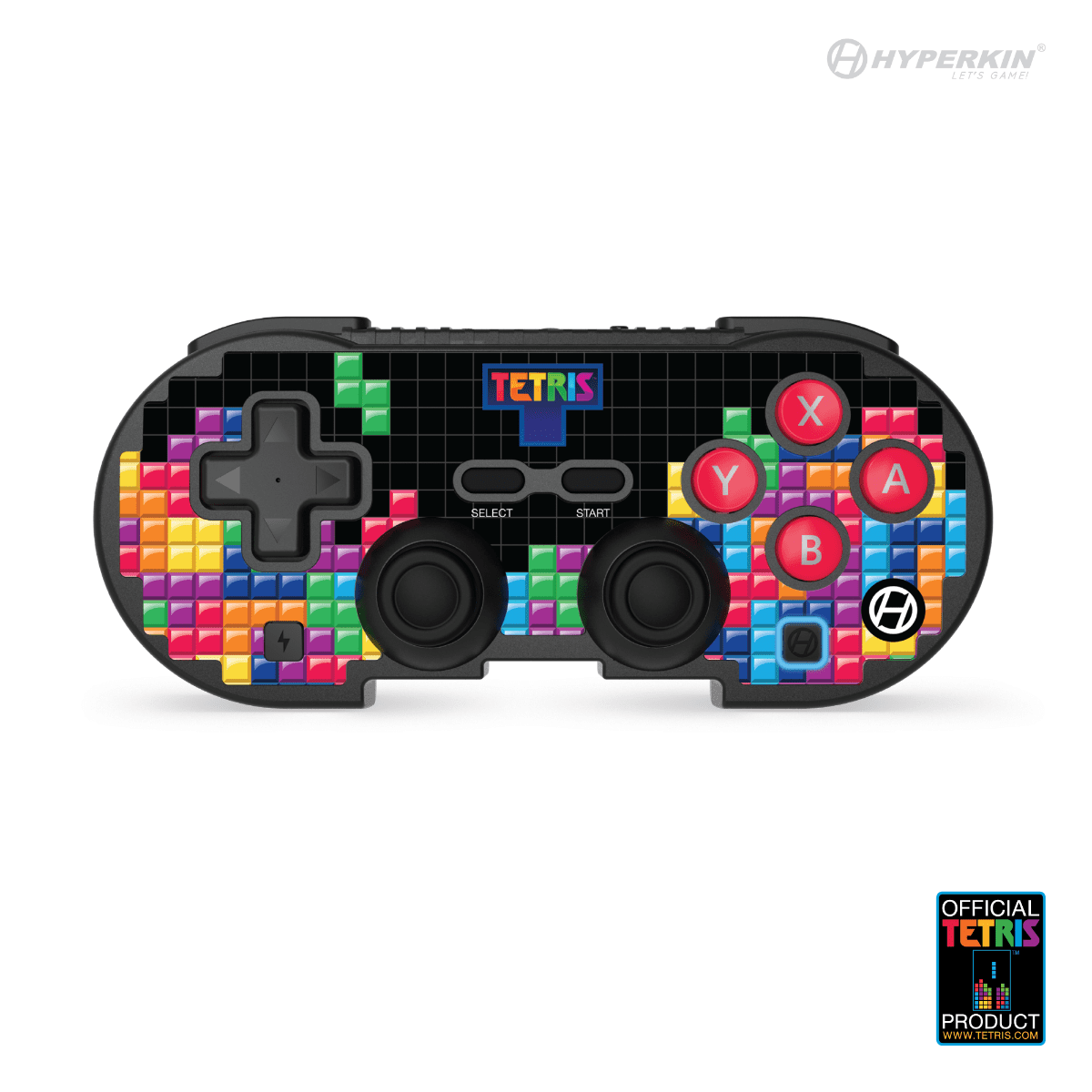 Hyperkin Limited Edition Pixel Art Bluetooth Controller Official Tetris ...