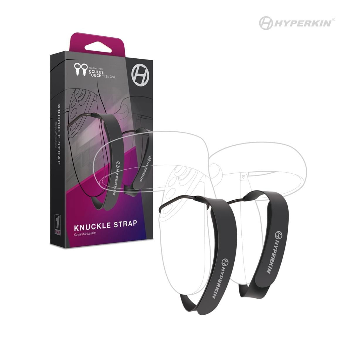 Hyperkin M07452 Knuckle Strap For Oculus Touch™ Controllers (1 Pair ...