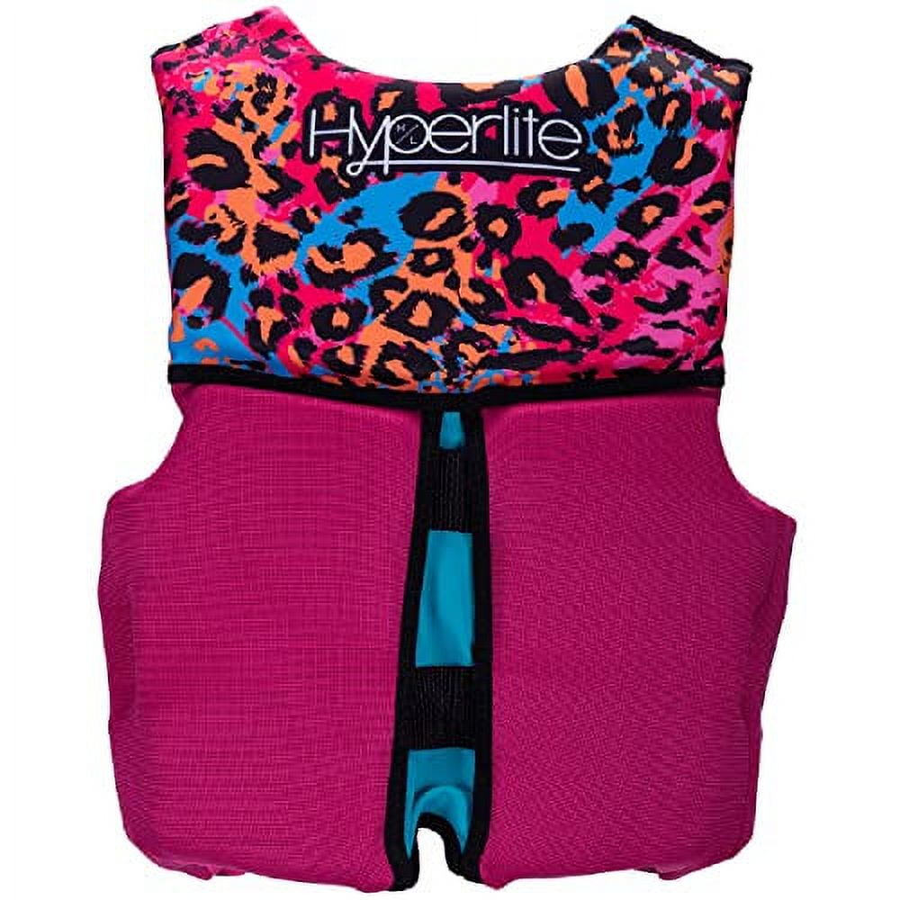 Hyperlite Indy CGA Girls Wakeboard Vest Pink/Black Sz S (50 to 75lbs ...