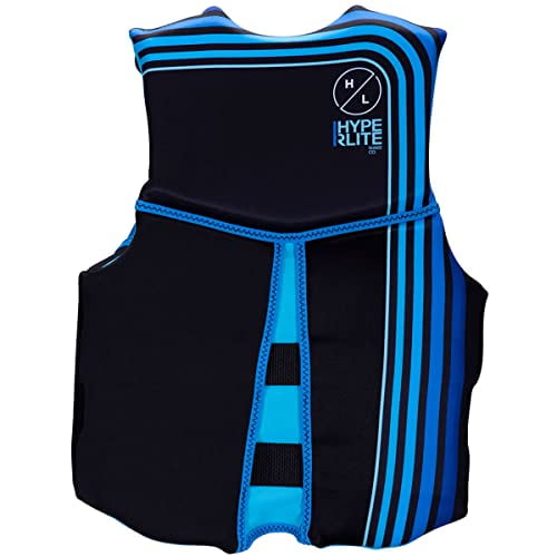 Hyperlite Indy CGA Kids Wakeboard Vest Black/Blue Junior (75-125Lbs ...