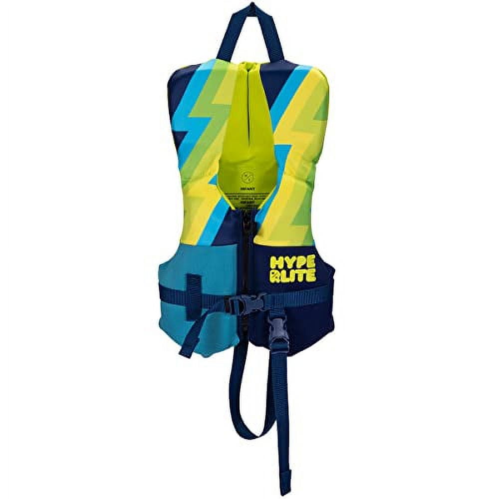 Hyperlite Indy CGA Kids Wakeboard Vest Yellow/Blue Toddler
