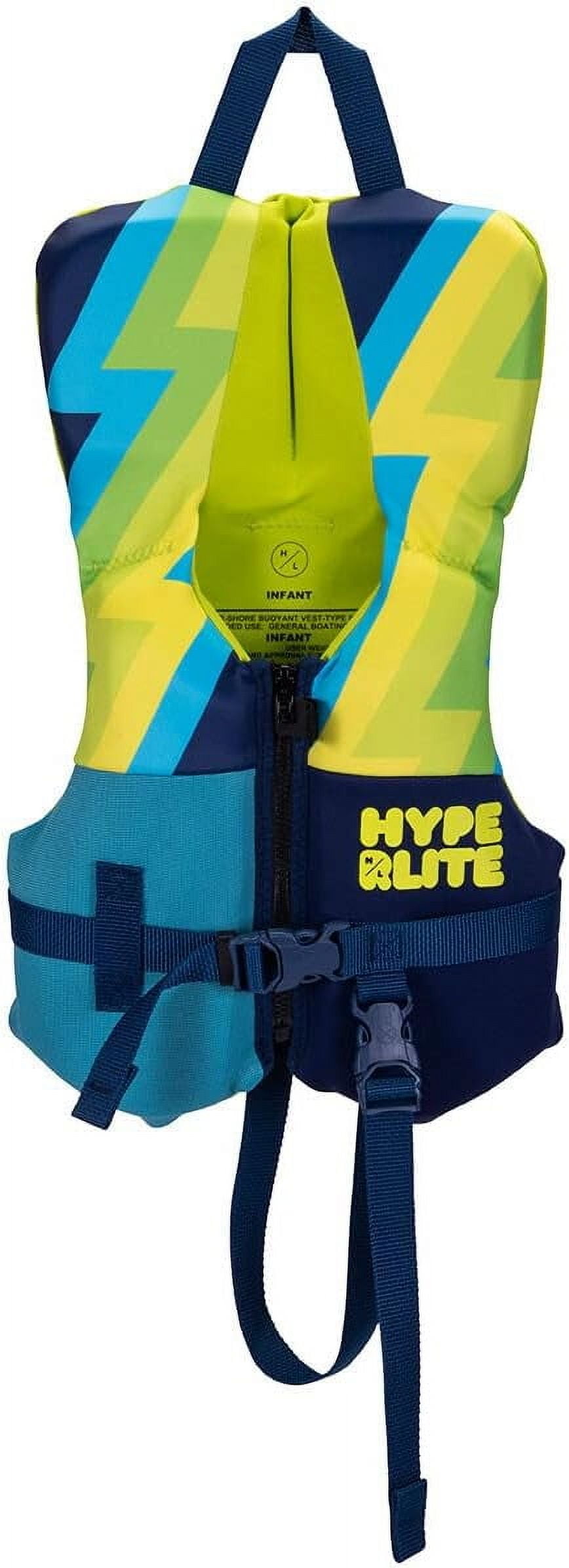 Hyperlite Indy CGA Kids Wakeboard Vest Yellow/Blue Toddler