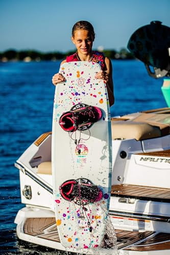 Hyperlite Jinx Womens Wakeboard Bindings Black/Pink 4-8.5 - Walmart.com