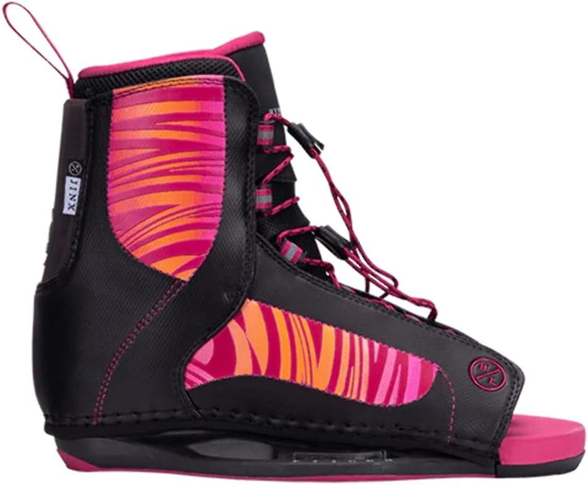 Hyperlite Jinx Womens Wakeboard Bindings Black/Pink 4-8.5 - Walmart.com