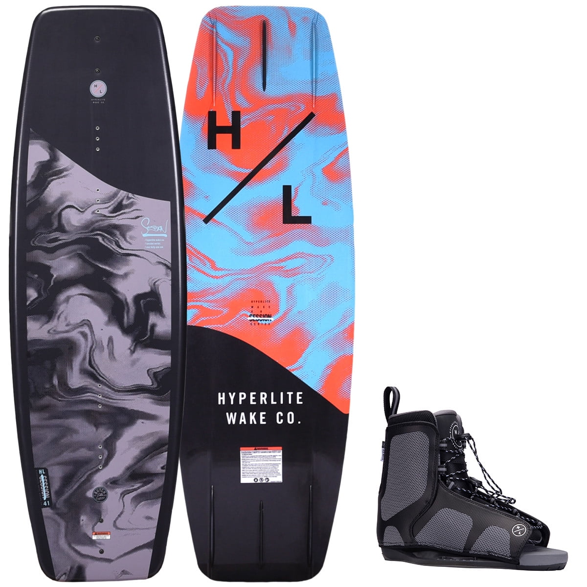 Hyperlite Session Wakeboard Package w/ Remix Bindings 2024 - Walmart.com