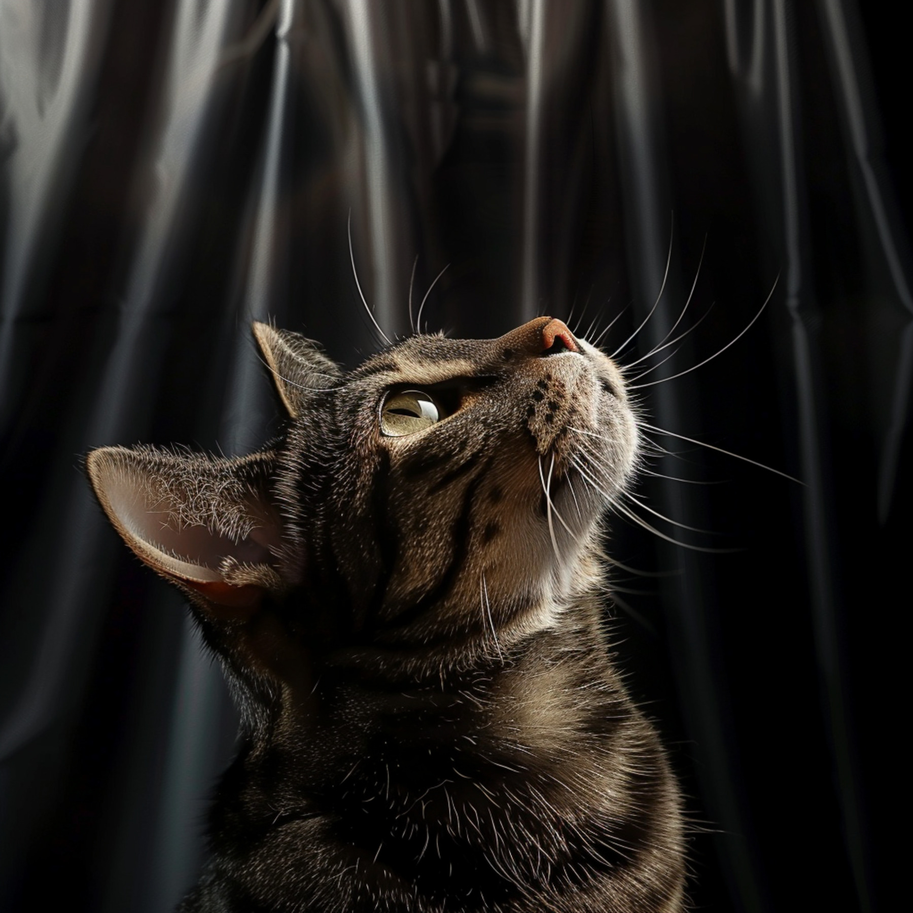 Hyperrealistic Cat Portrait: Studio shot with rendered in Octane style ...