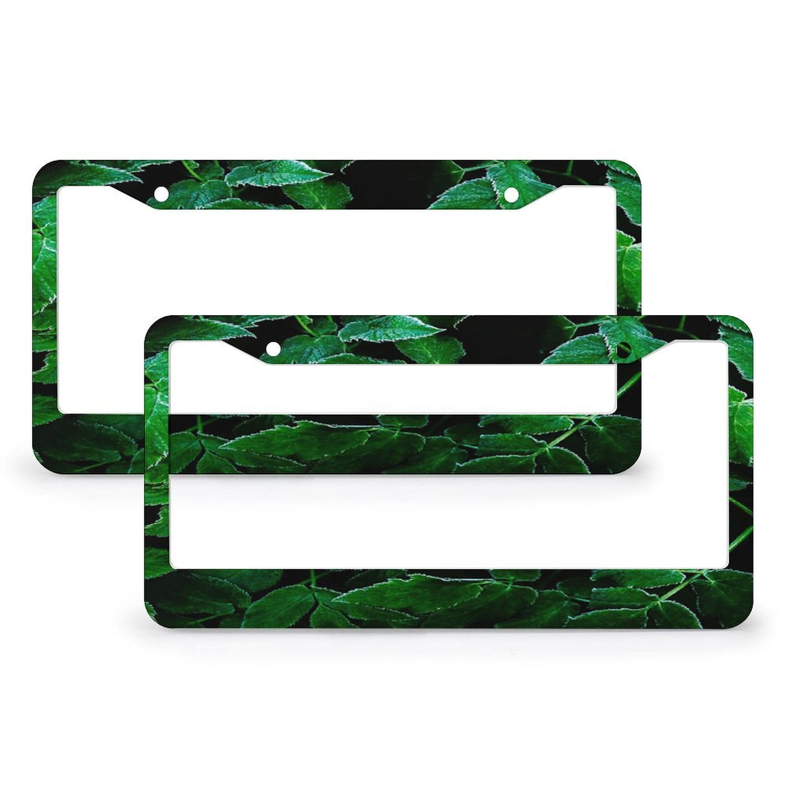 Hypersleep License Plate Frame Holder - 2 Pack Universal Aluminum Matte ...