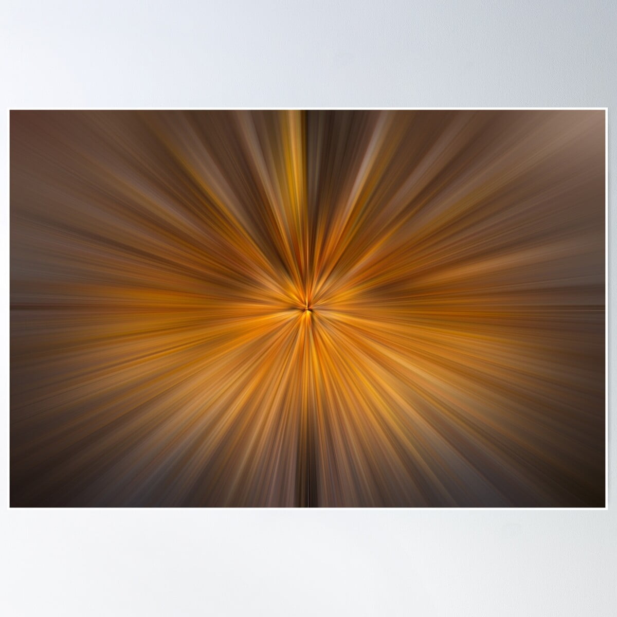 Hyperspace Effect Medium Colors, Warm Tones Poster Wall Art, Modern ...
