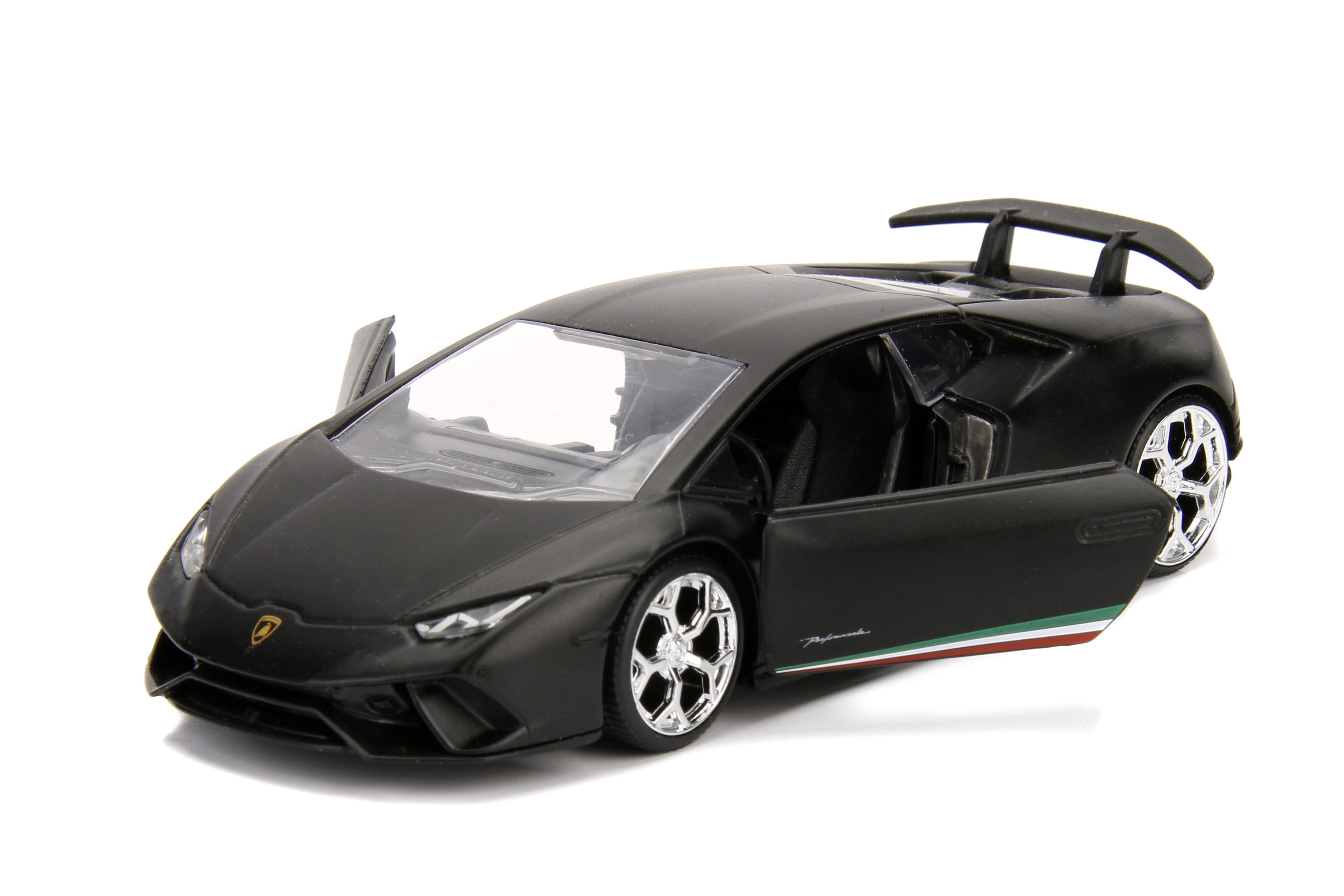 Jada Toys 1:32 Lamborghini Huracan Die-cast Toy Car Gloss Black Exotic ...