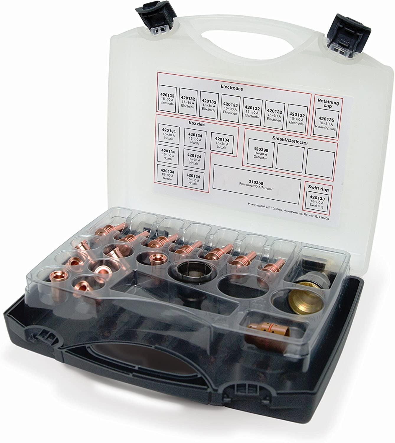 Hypertherm 851462 Powermax30 AIR Essential Consumable Kit - Walmart.com
