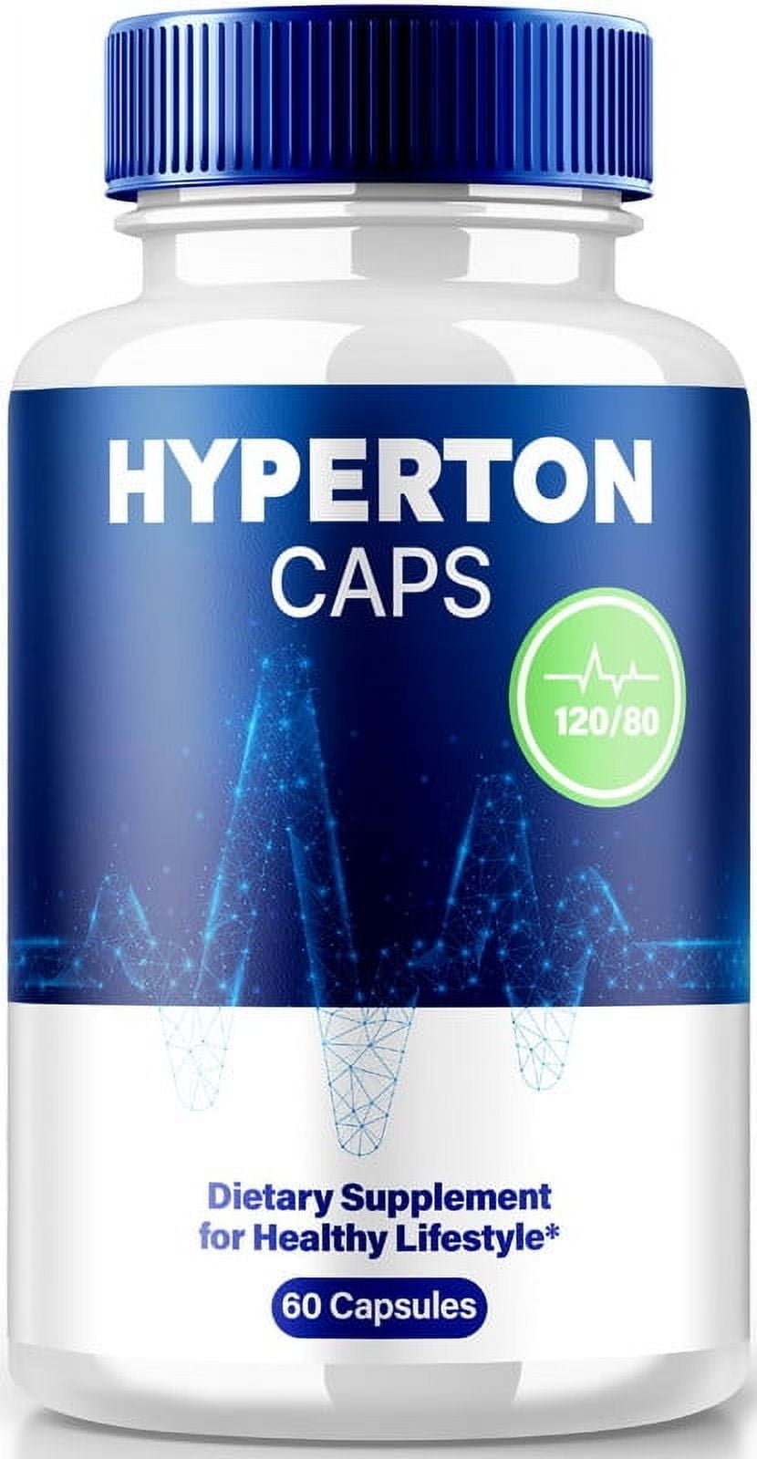 Hyperton Capsules, All-Natural Blood Vessel Cleaner Formula, Premium ...