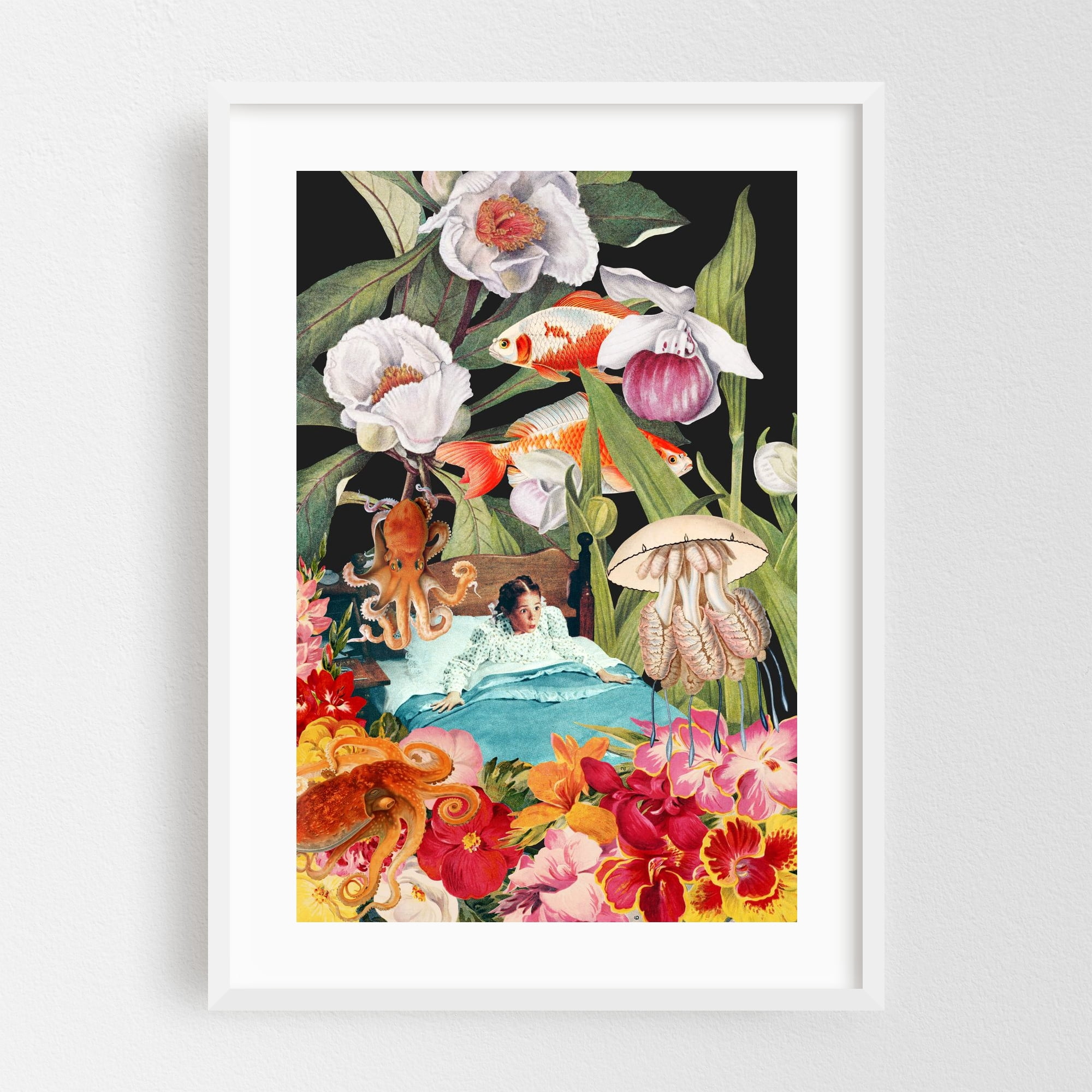 Hypnopompic Hallucinations - Nara Japan Collage Surrealism Floral ...