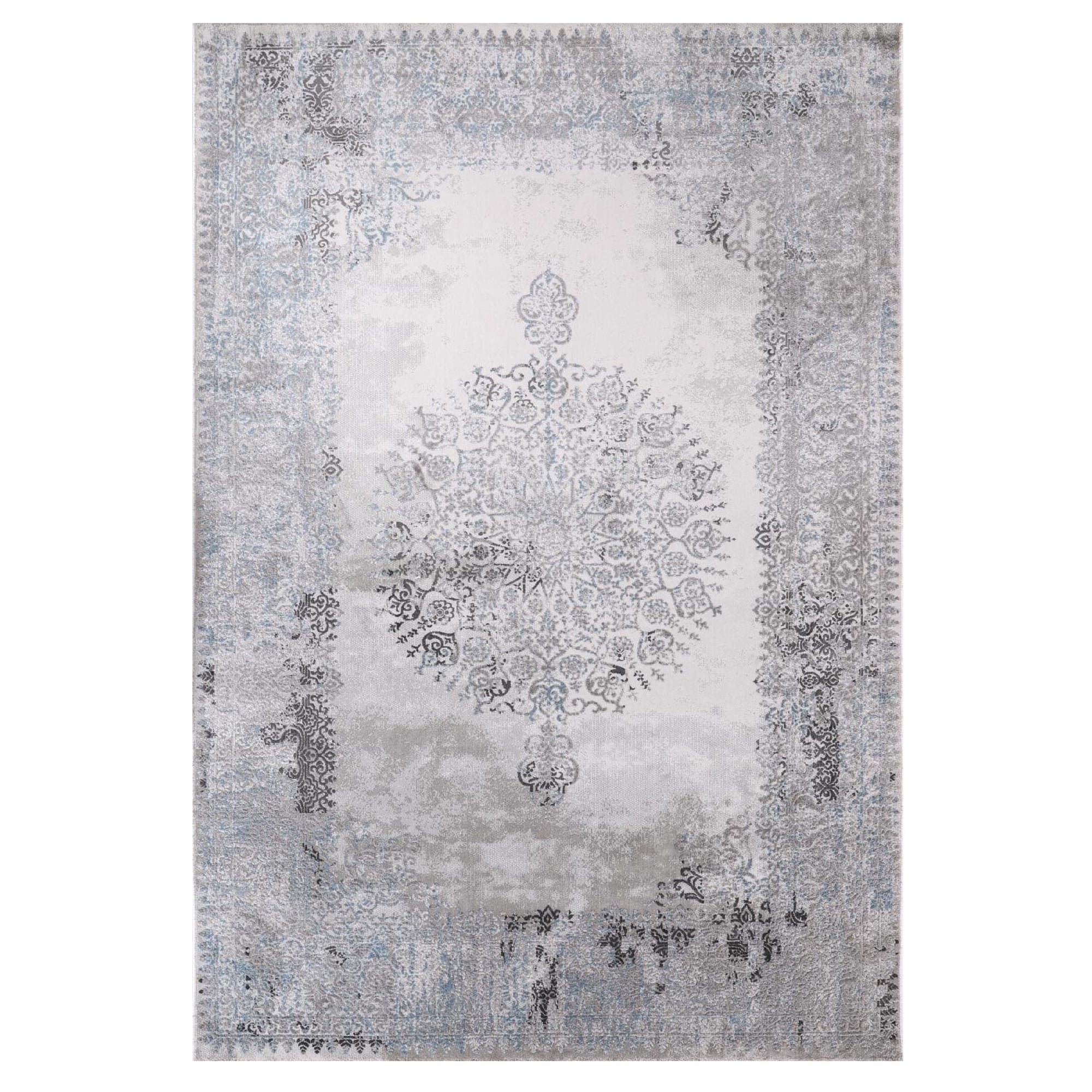 Hypnos Collection Beige Medallion Area Rug 7'11" x 10'6" Rectangle ...