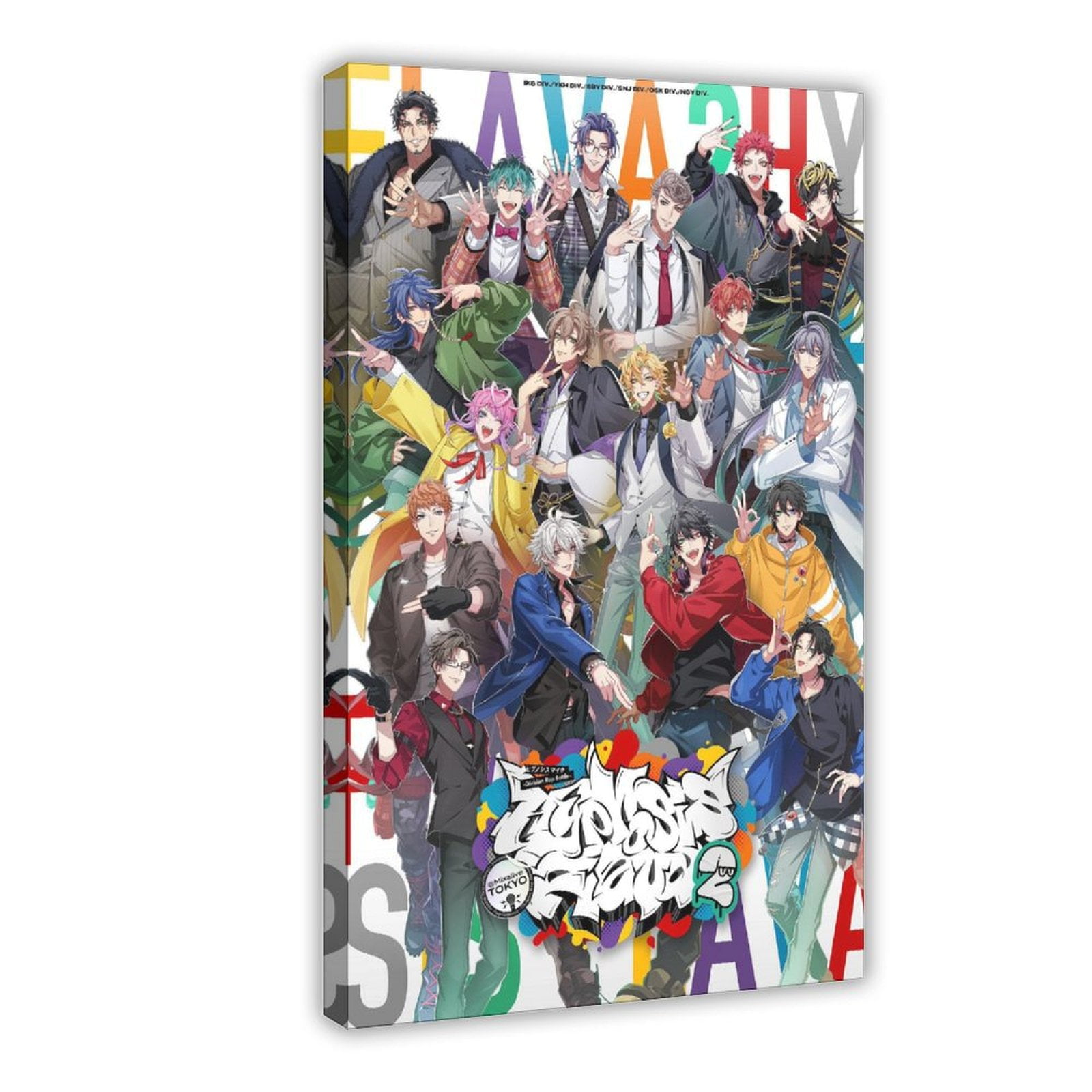 Hypnosis Mic Division Rap Battle Anime Characters Posters Art Print ...