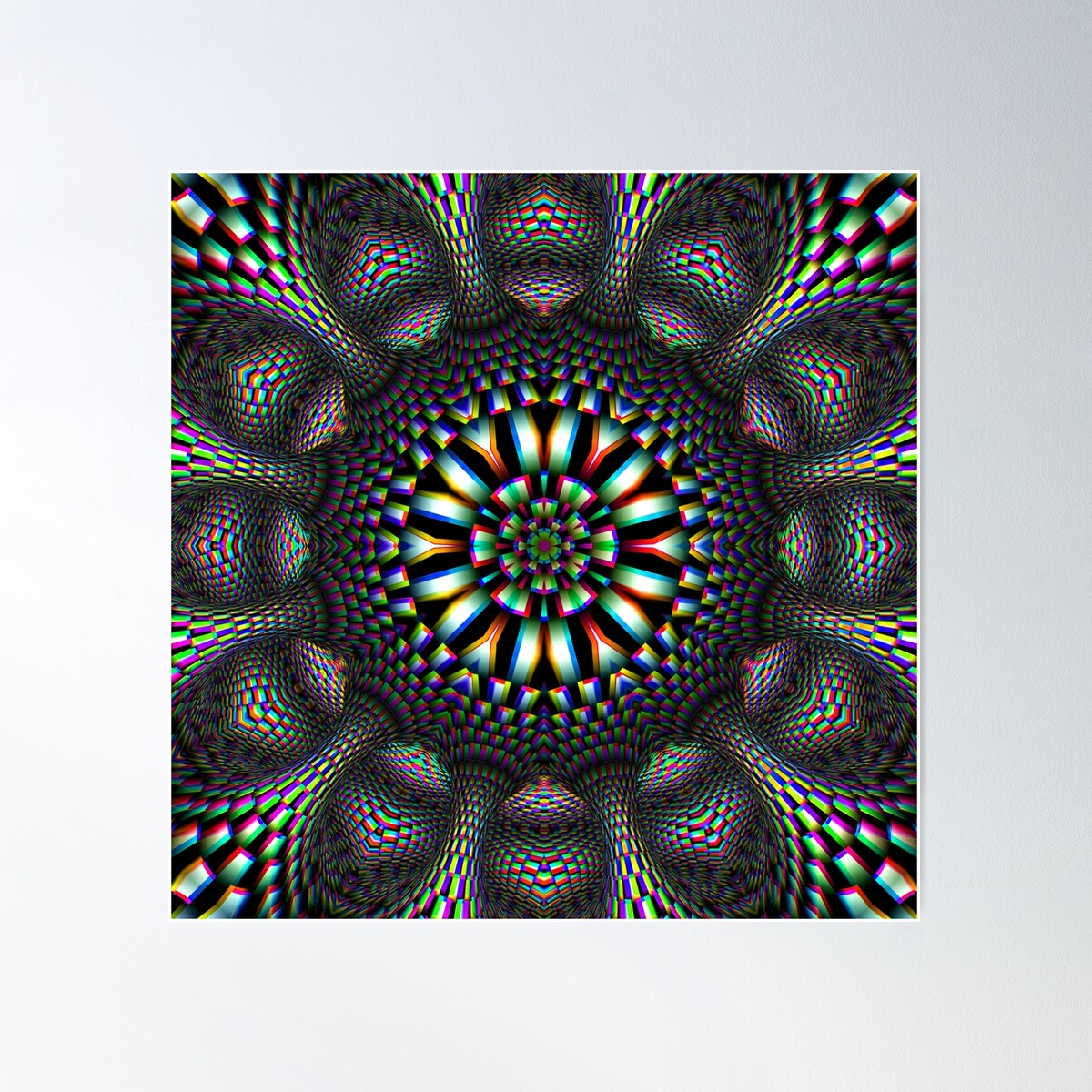 Hypnosis Test Poster Wall Art, Modern Wall Decor For Living Room ...