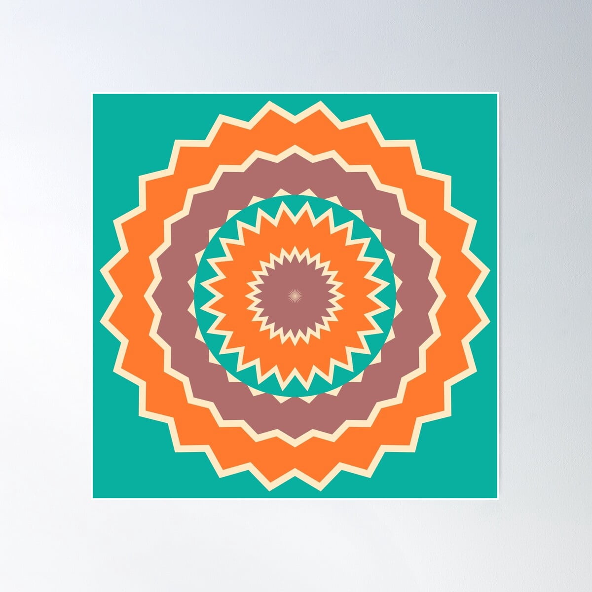 Hypnotic Star Poster Wall Art, Modern Wall Decor For Living Room ...