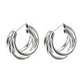 Hypo Allergenic Earrings Heart Shaped Earrings Vintage Thick Round Hoop