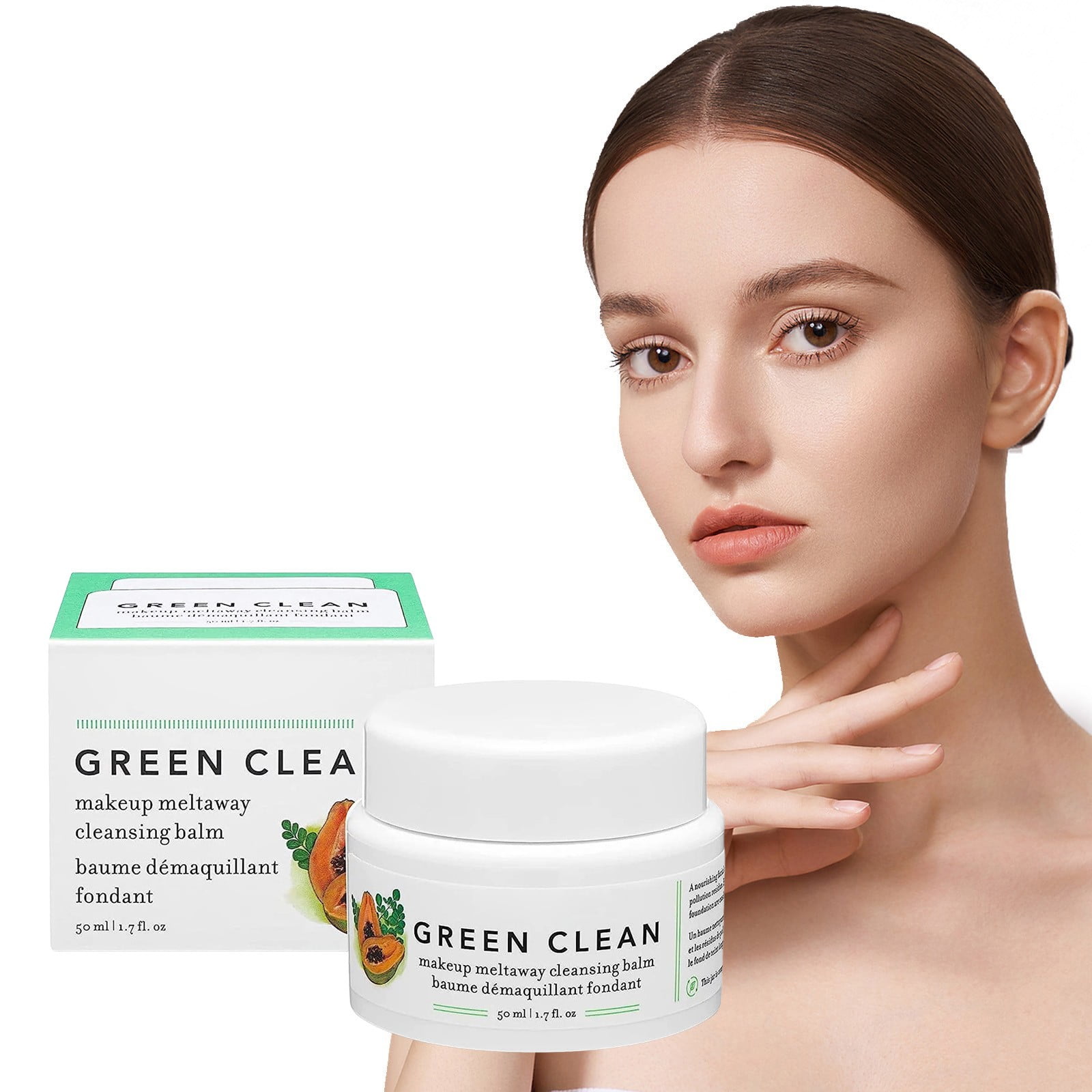 Hypoallergenic Brightening＆Firming Moringa Makeup Remover Gentle Green ...