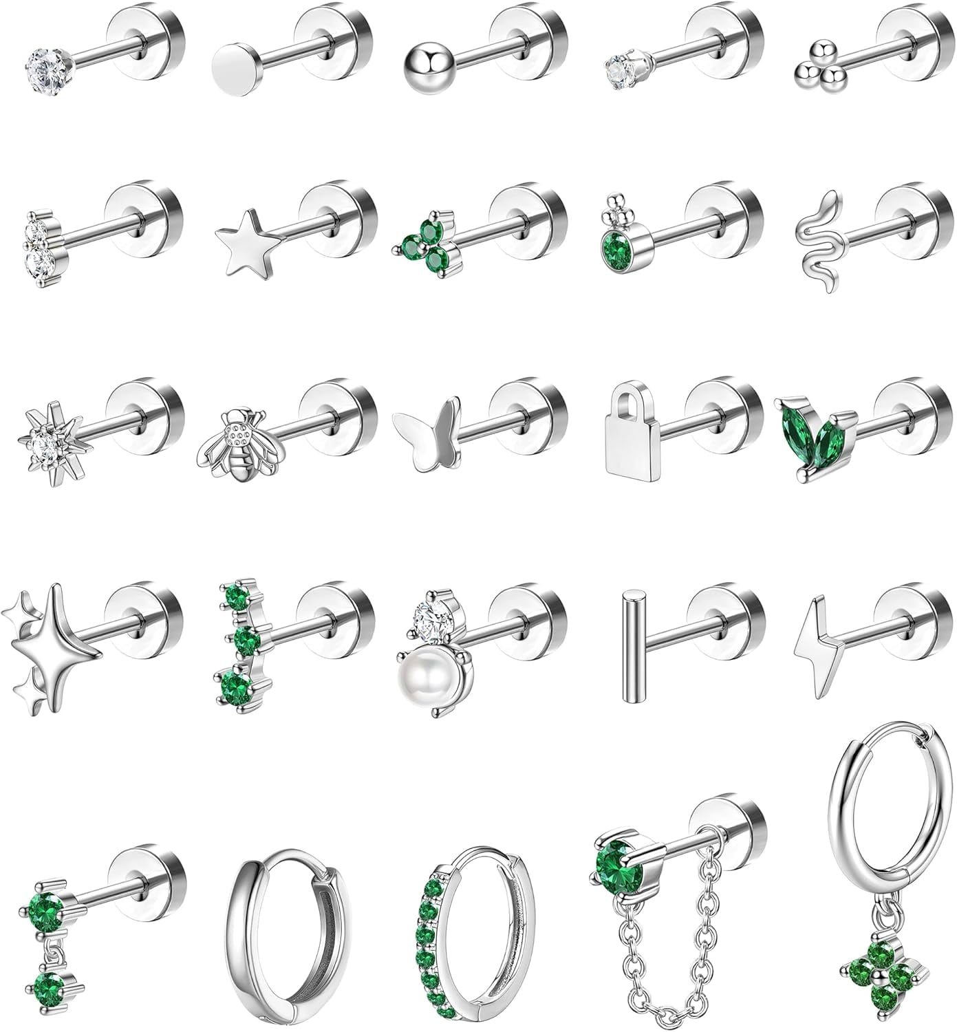 Hypoallergenic Earrings For Sensitive Ears Surgical Stainless Steel ...