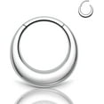 Hypoallergenic Nose Piercing Rings Collection: 316L Surgical Steel Hoop ...