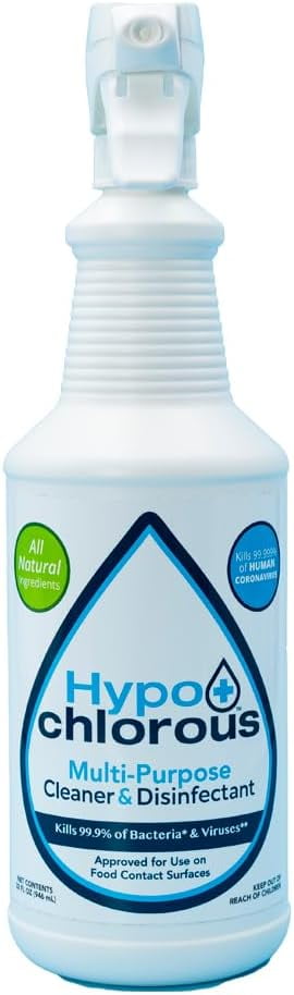 Hypochlorous 32oz Multi-Purpose Cleaner and Disinfectant, Nature's Germ ...