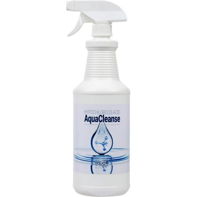 Aqua Science Hypochlorous Acid Spray - 500PPM HOCL 32oz All Purpose ...