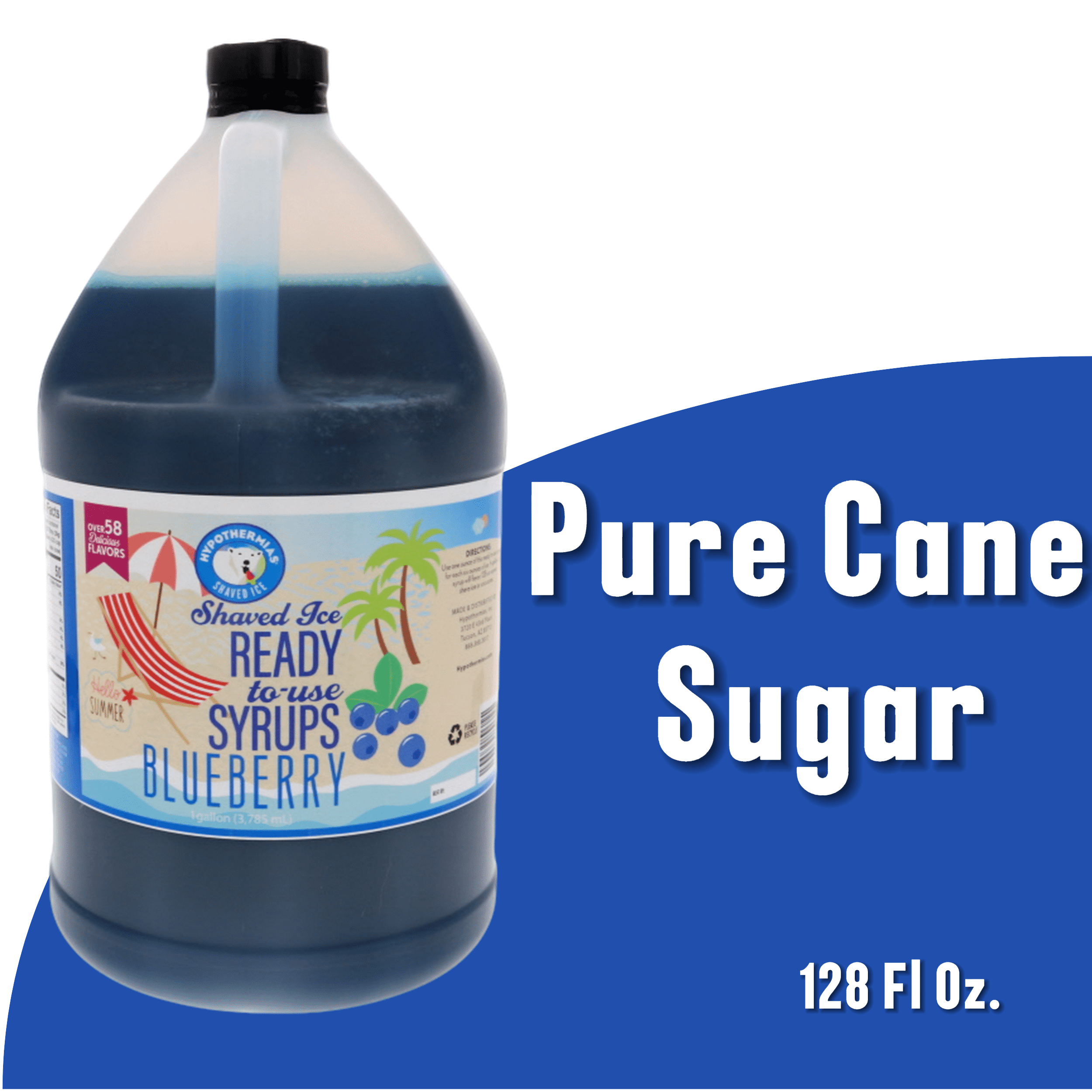 Hypothermias |Blueberry| Ready to Use | Hawaiian Shaved Ice or Snow ...