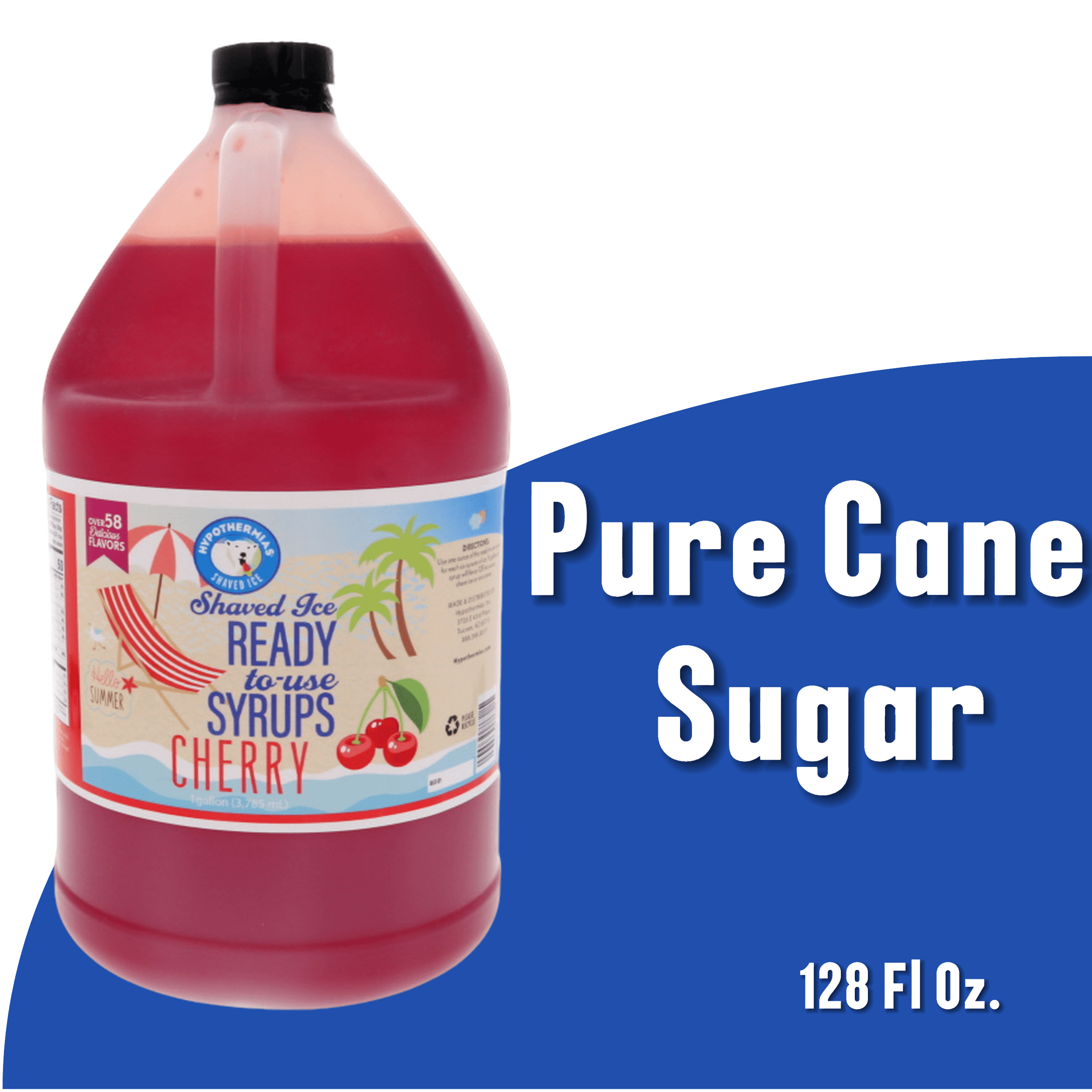 Hypothermias Cherry Ready To Use Hawaiian Shaved Ice Or Snow Cone