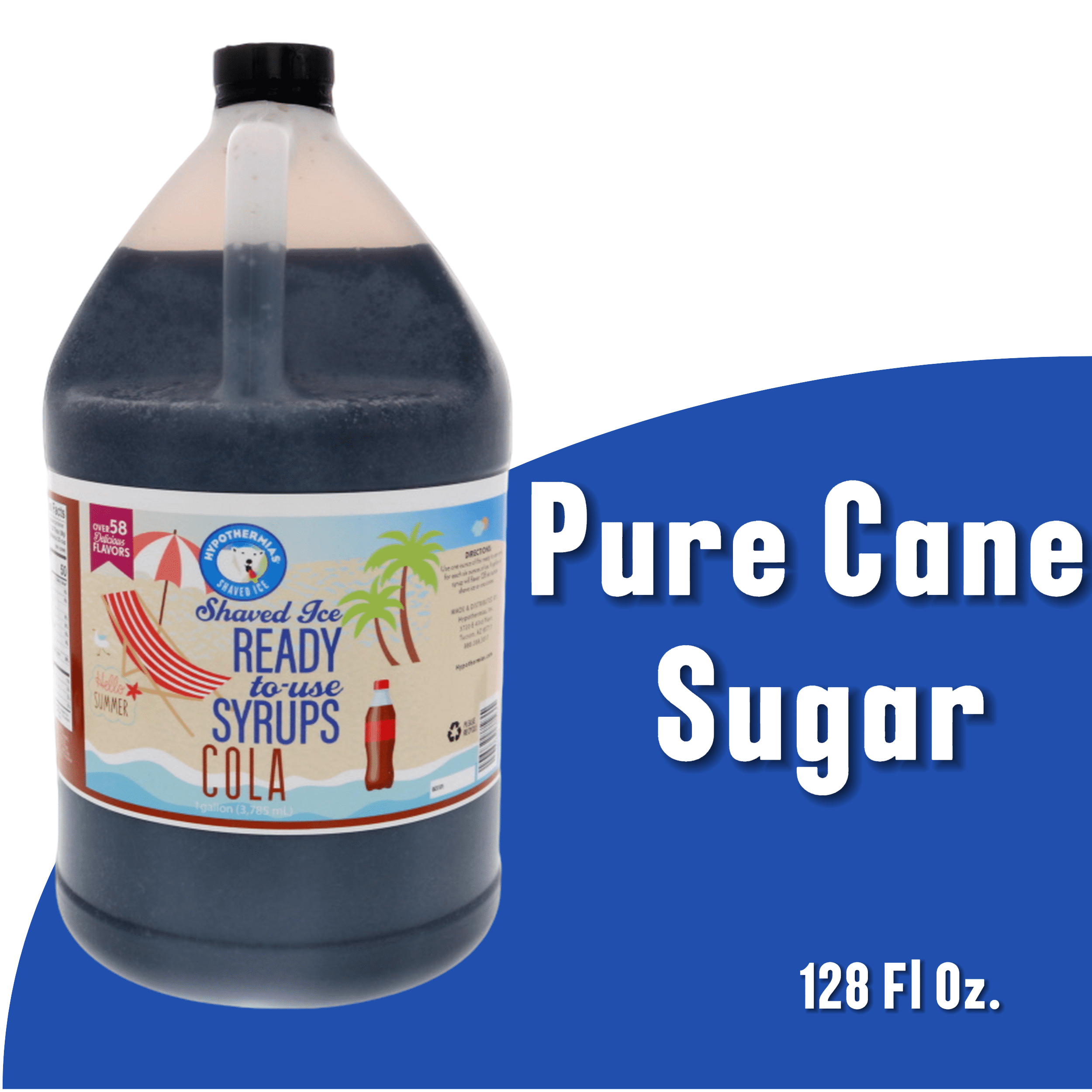 Hypothermias Cola Flavor Ready-to-Use Hawaiian Shaved Ice/Snow Cone ...