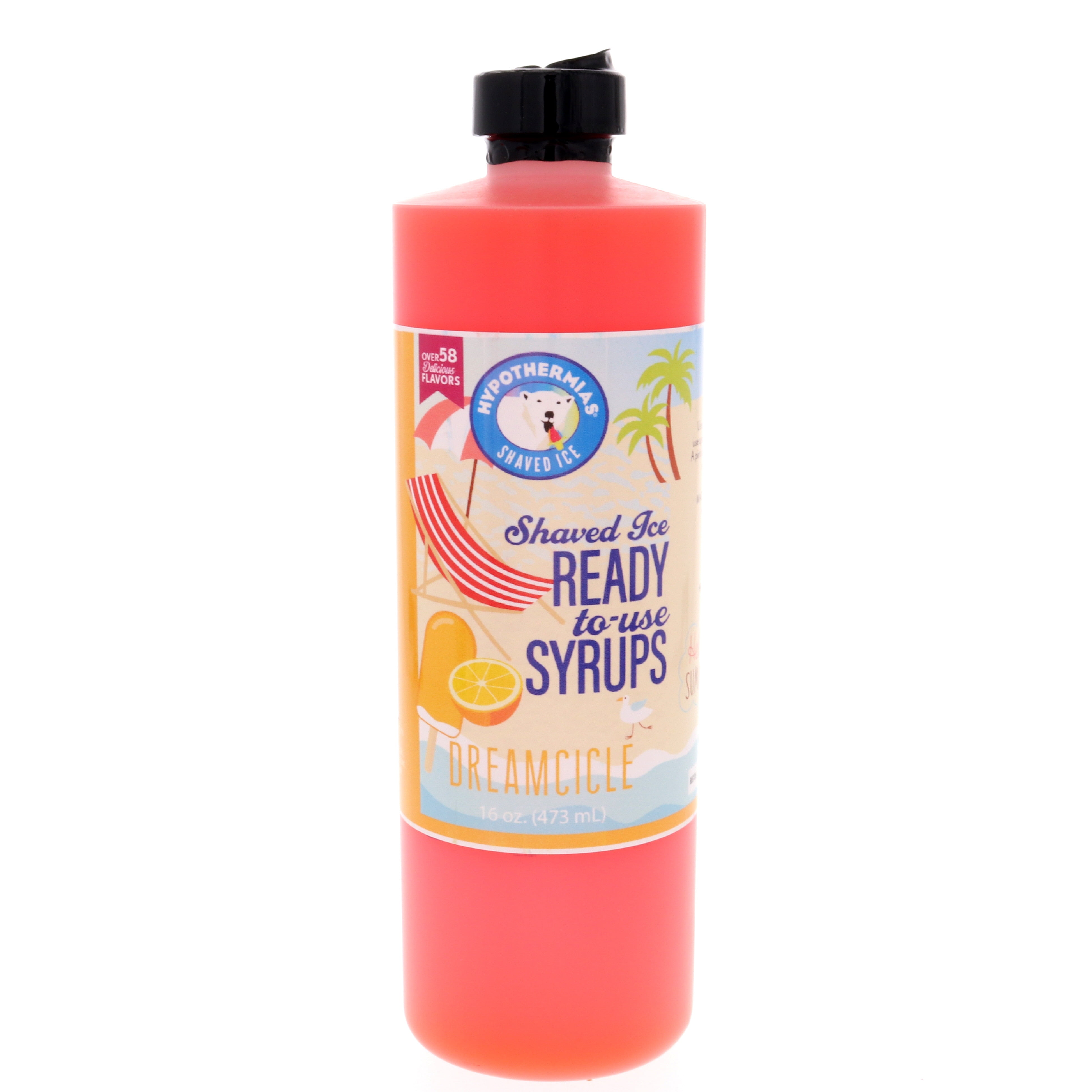 Hypothermias Dreamcicle 16 Fl Oz Handcrafted Hawaiian Snow Cones