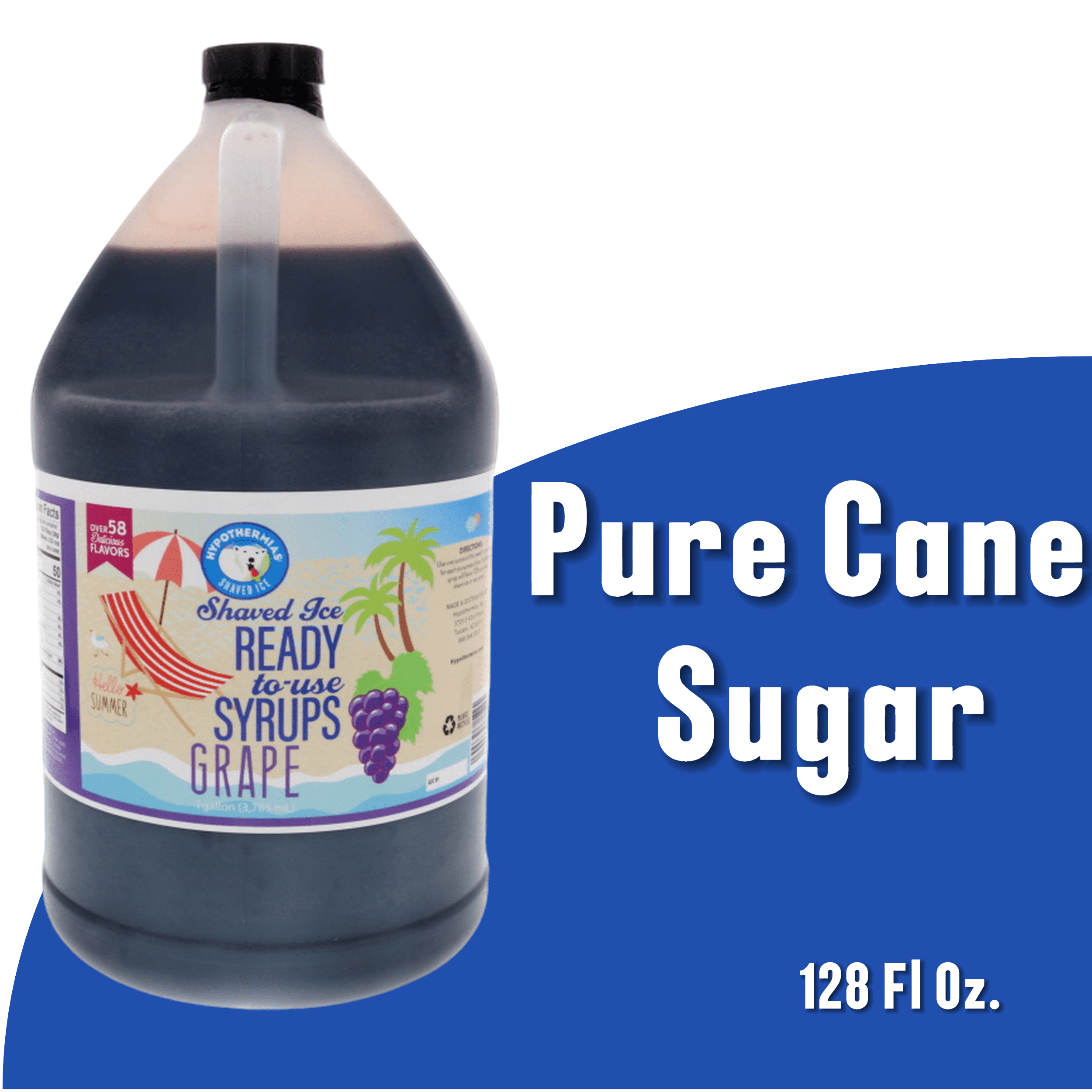 Hypothermias Ready-to-Use Grape Syrup for Shaved Ice/Snow Cone, 100% ...